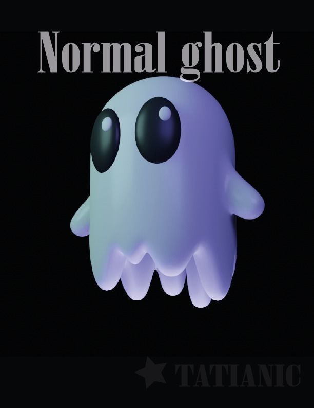 NORMAL GHOST 3D model 3D printable | CGTrader