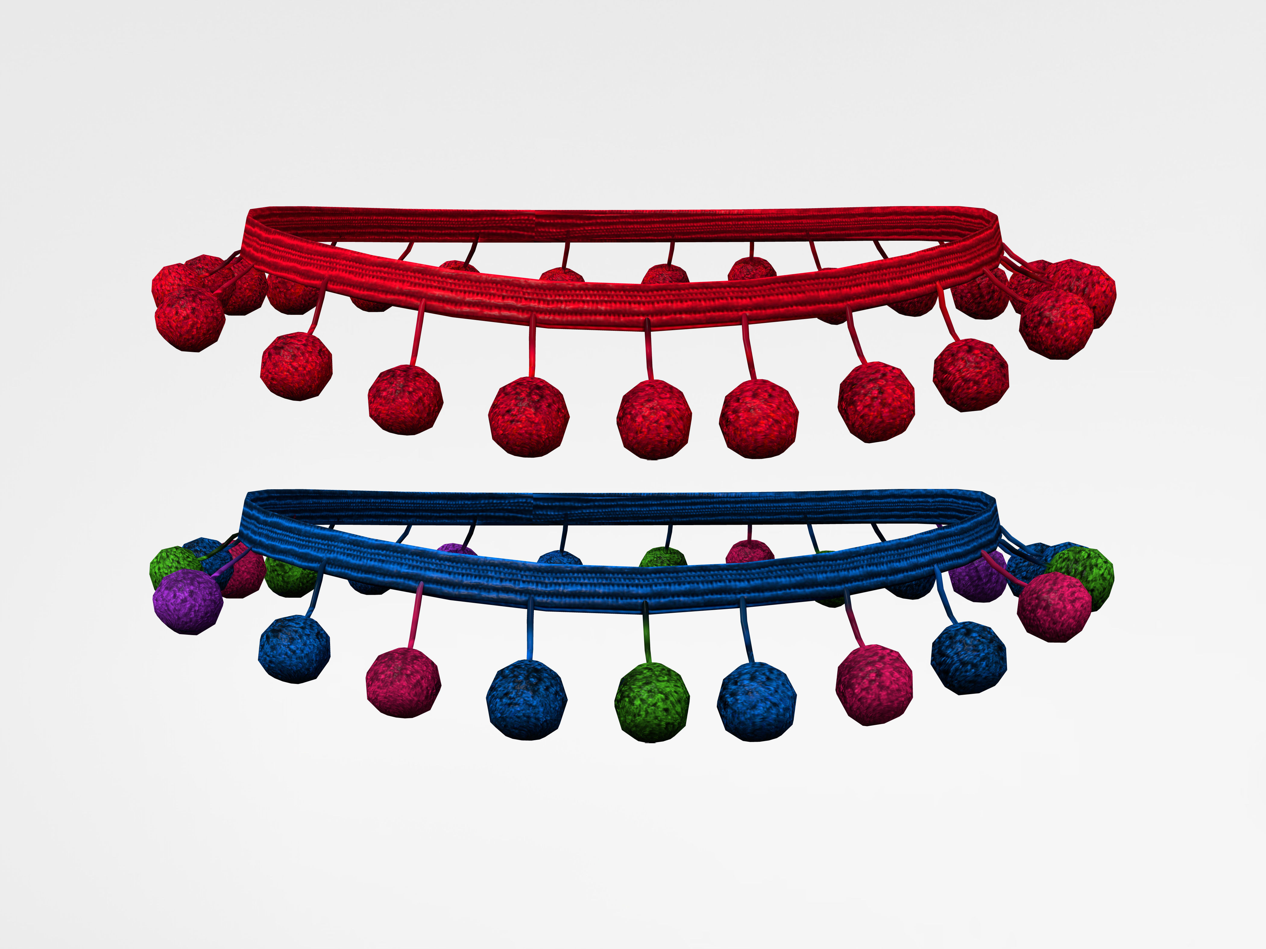 3D model Rock-n-rose Choker VR / AR / low-poly | CGTrader