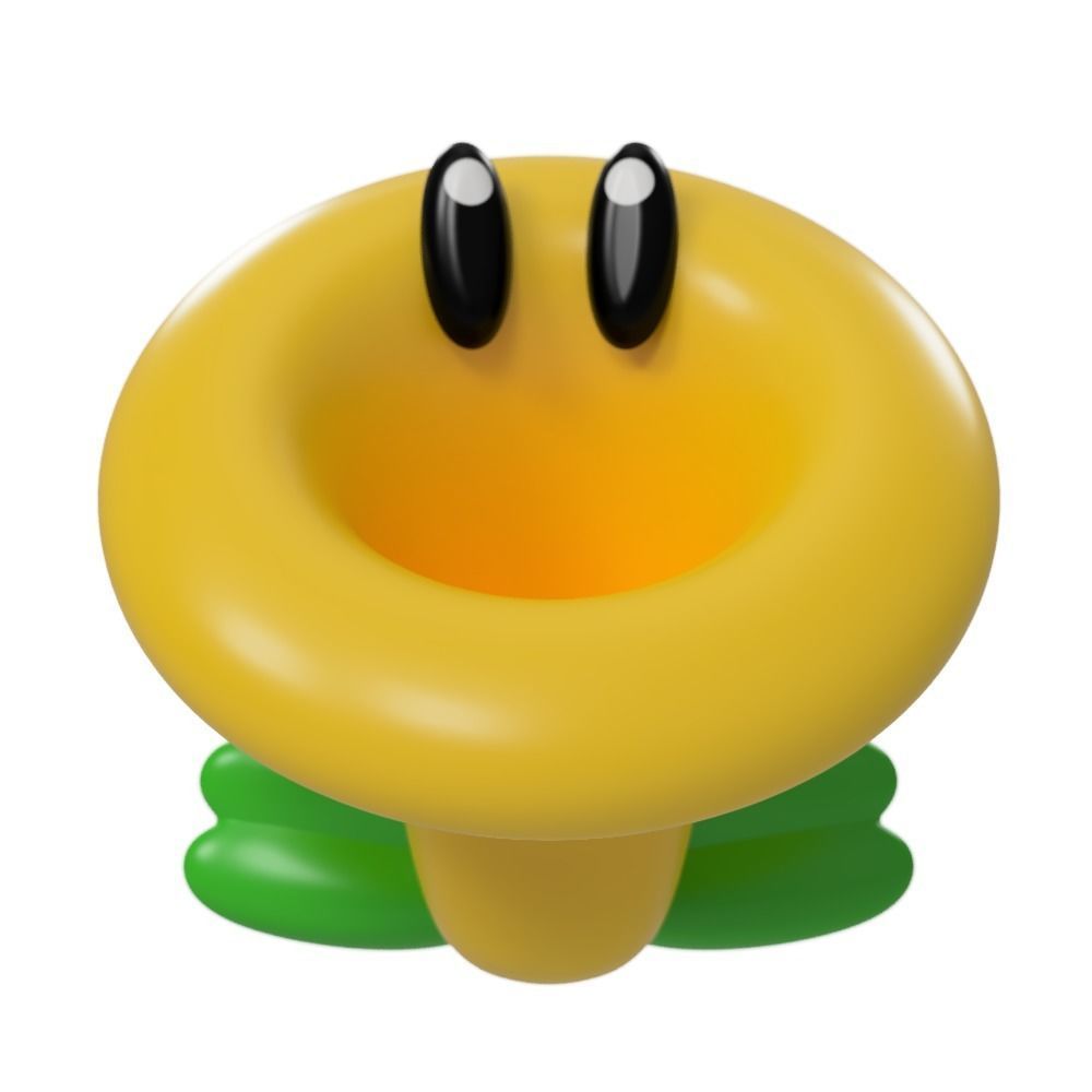 Talking flower from Super Mario Wonder 3D model 3D printable | CGTrader