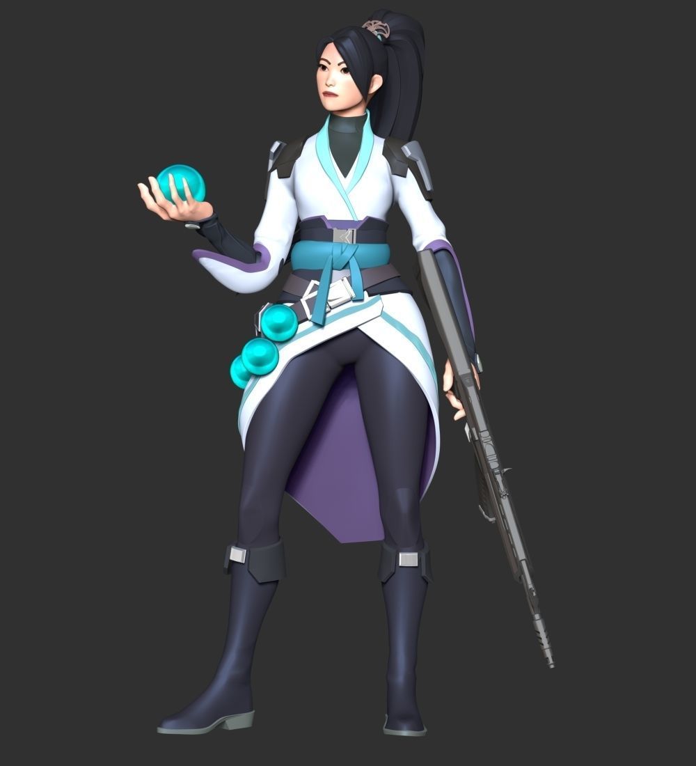 Valorant - Sage 3D model 3D printable | CGTrader