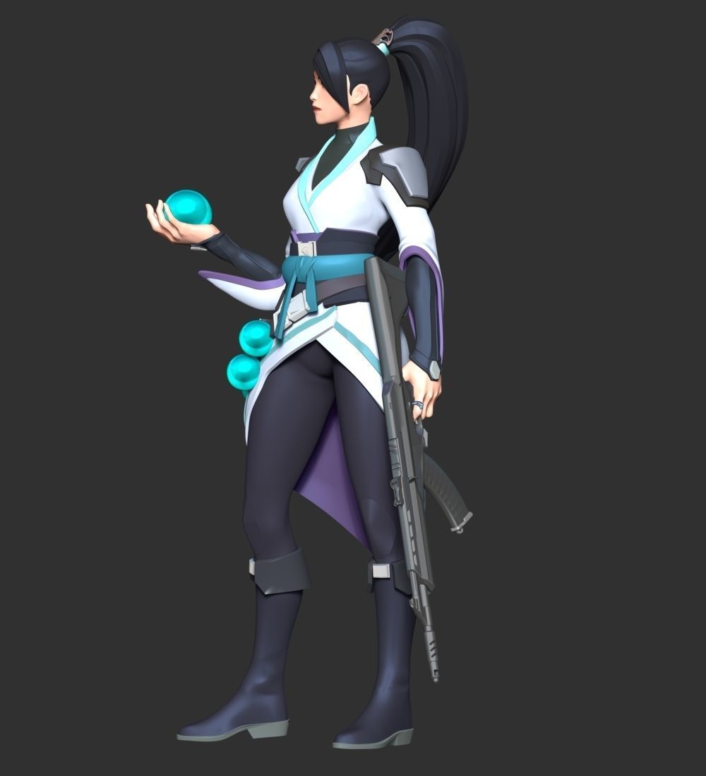 Valorant - Sage 3D model 3D printable | CGTrader