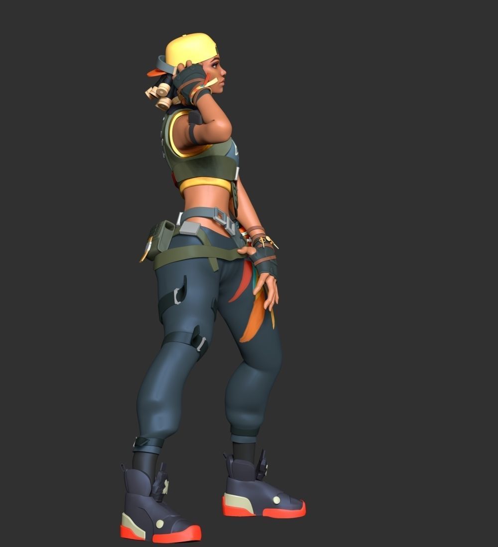 Valorant - Raze 3D model 3D printable | CGTrader