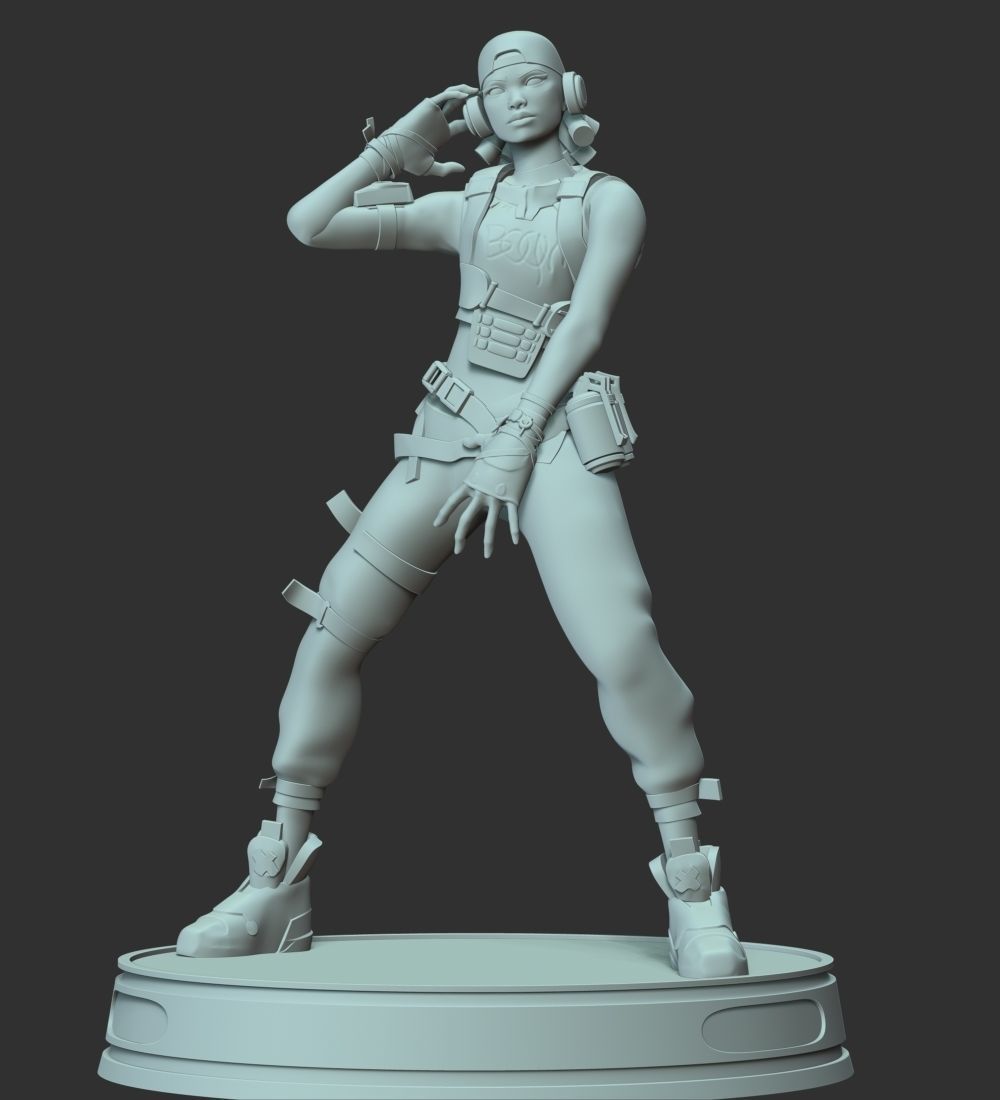 Valorant - Raze 3D model 3D printable | CGTrader