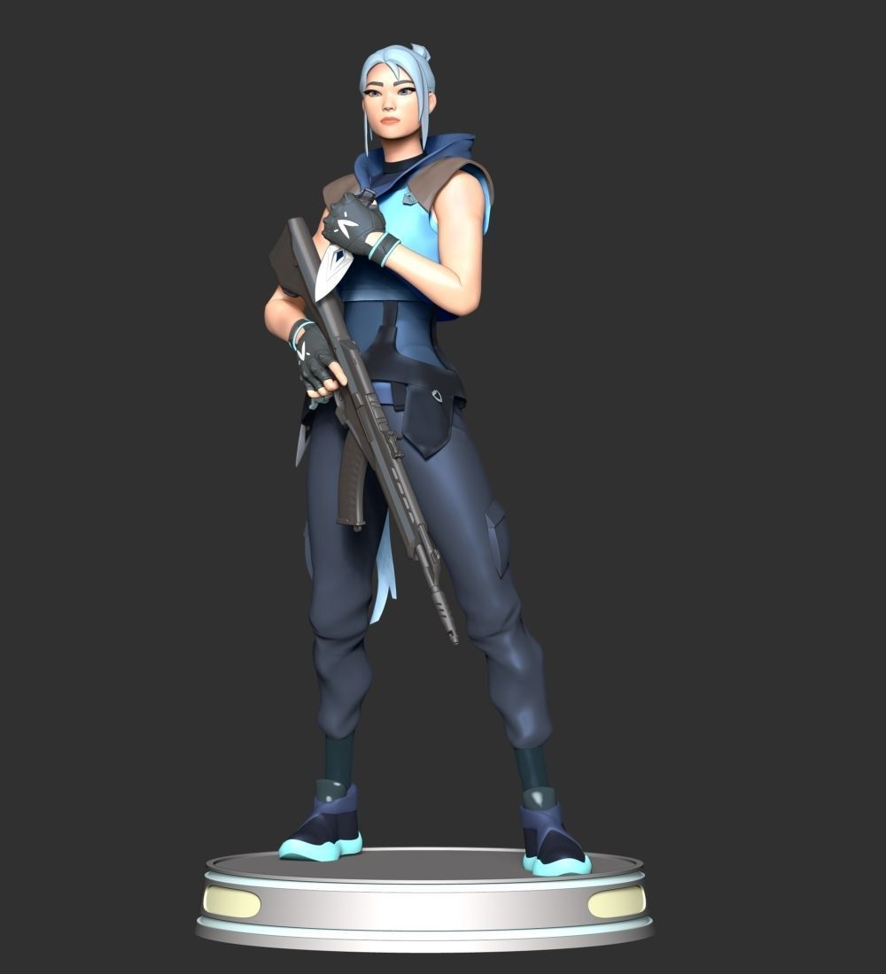 Valorant - Jett 3D model 3D printable | CGTrader