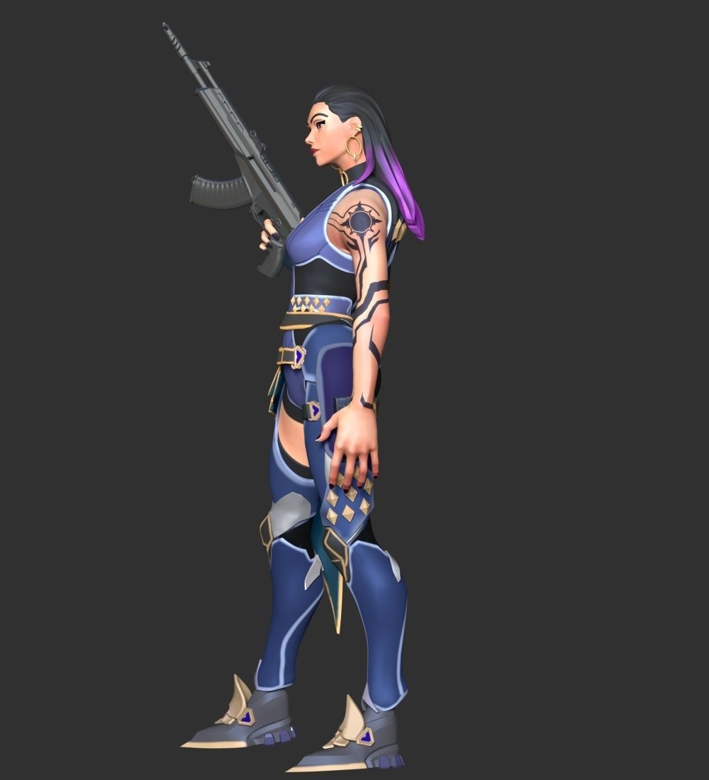 Valorant - Reyna 3D model 3D printable | CGTrader