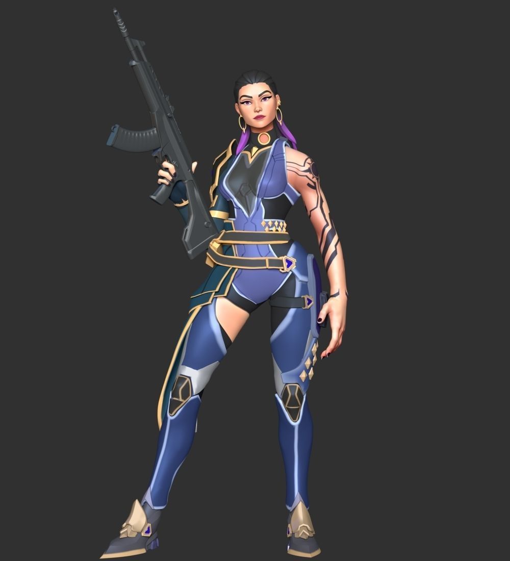 Valorant - Reyna 3D model 3D printable | CGTrader