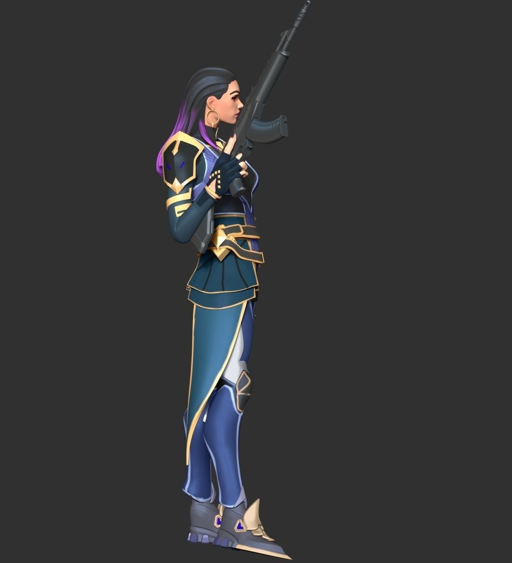 Valorant - Reyna 3D model 3D printable | CGTrader