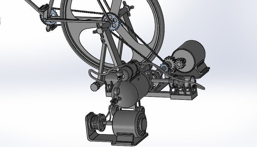 Bicycle Power Generation 3D model | CGTrader