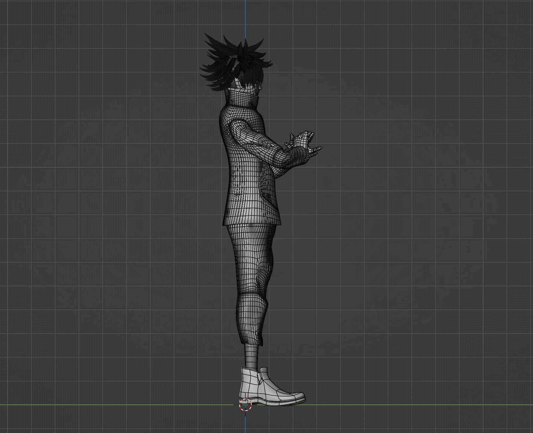 Megumi Fushiguro - Jujutsu Kaisen 3D model rigged | CGTrader