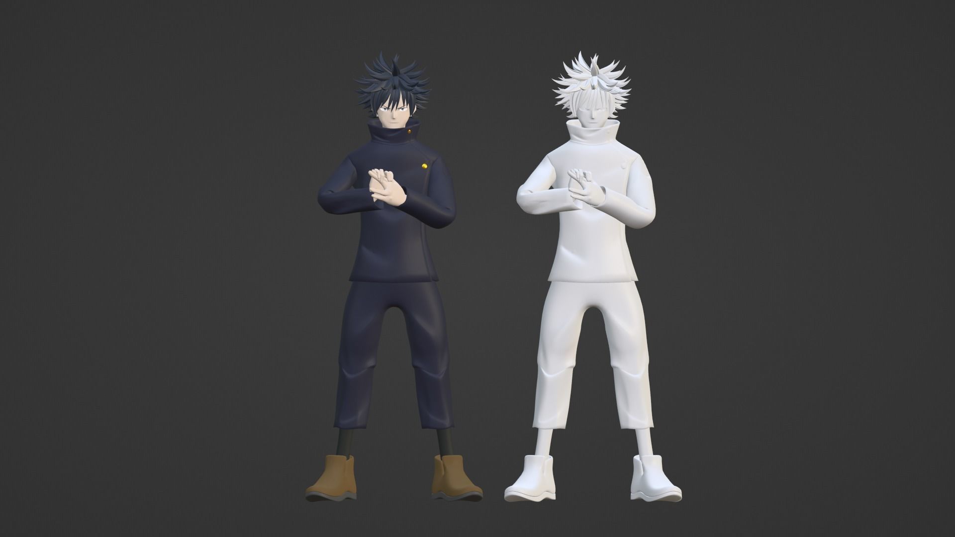 Megumi Fushiguro - Jujutsu Kaisen 3D model rigged | CGTrader