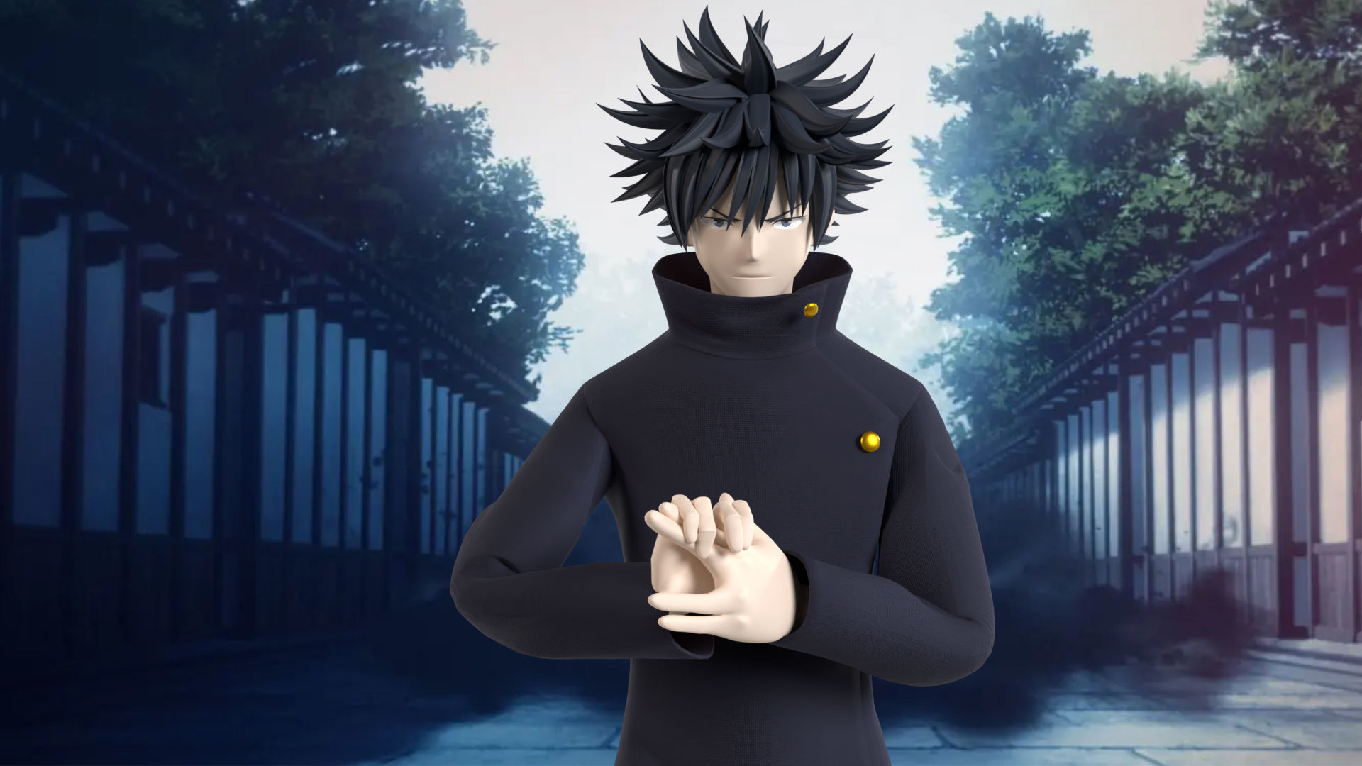 Megumi Fushiguro - Jujutsu Kaisen 3D model rigged | CGTrader