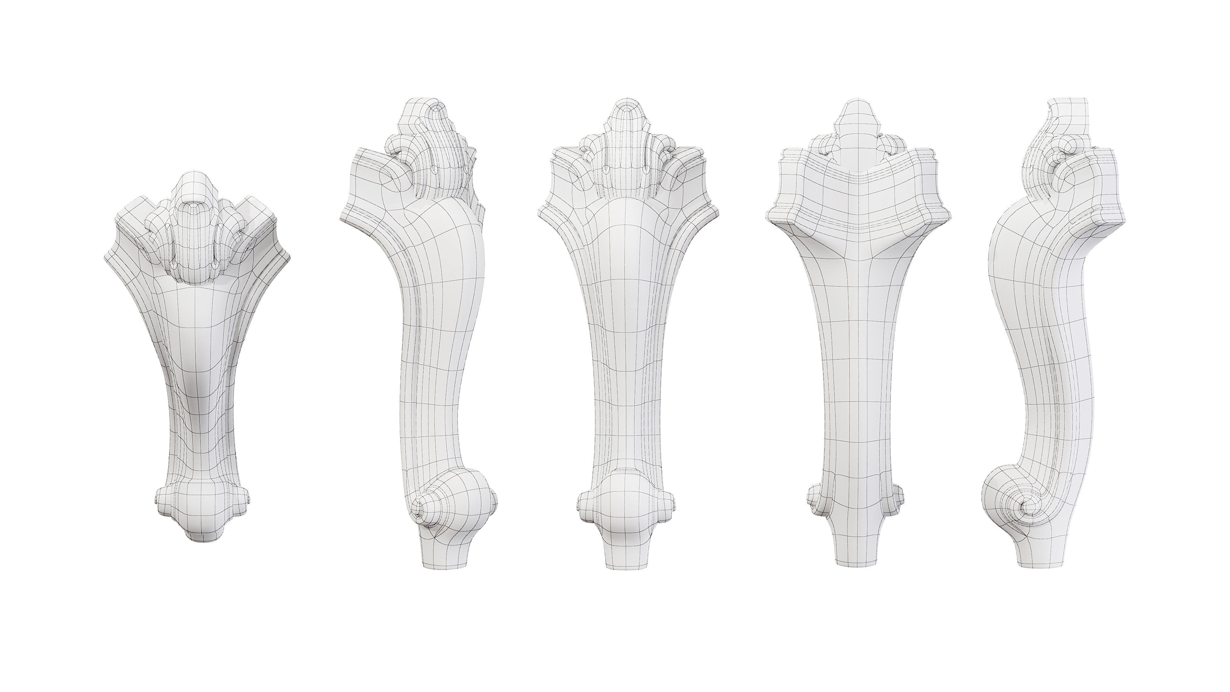 Classic leg 079 3D model | CGTrader