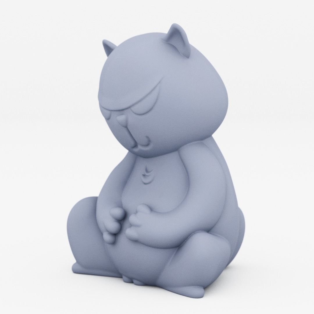 PLOTTING CAT 3D model 3D printable | CGTrader