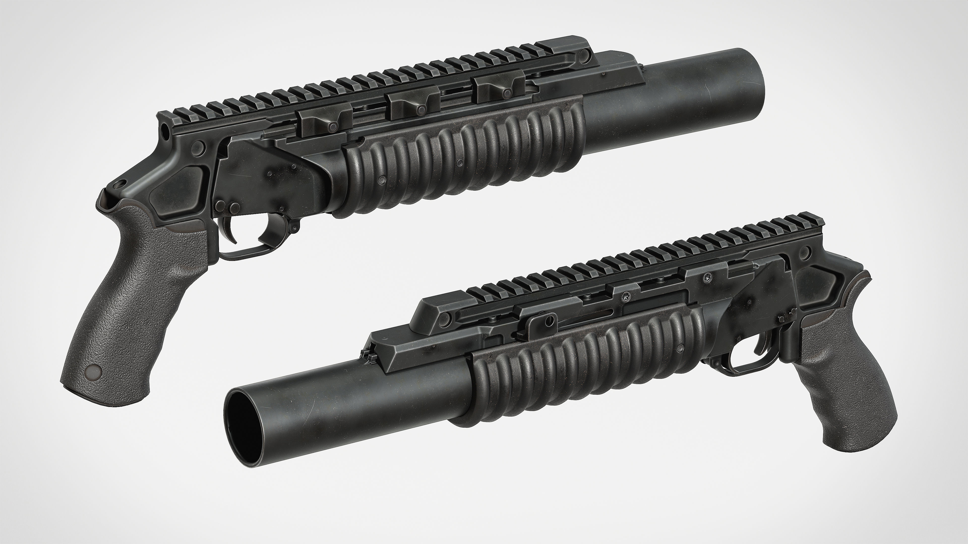 3D model Standalone Rail Mounted M203 VR / AR / low-poly | CGTrader