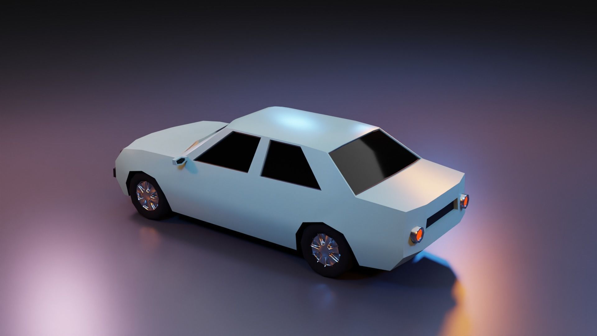 Low Poly Car free VR / AR / low-poly 3D model | CGTrader