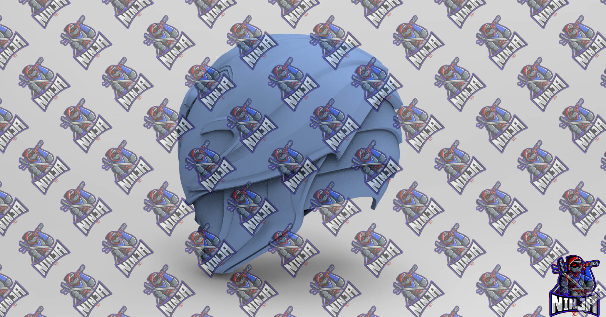 Power Ranger Black Gray Zack Helmet for 3d print 3D model | CGTrader