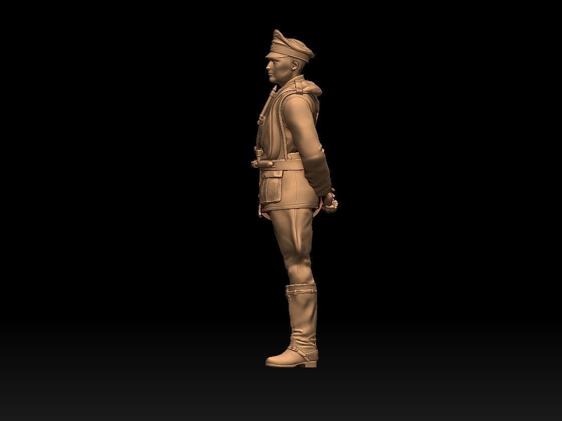 GERMAN OFFICER 3D model 3D printable | CGTrader