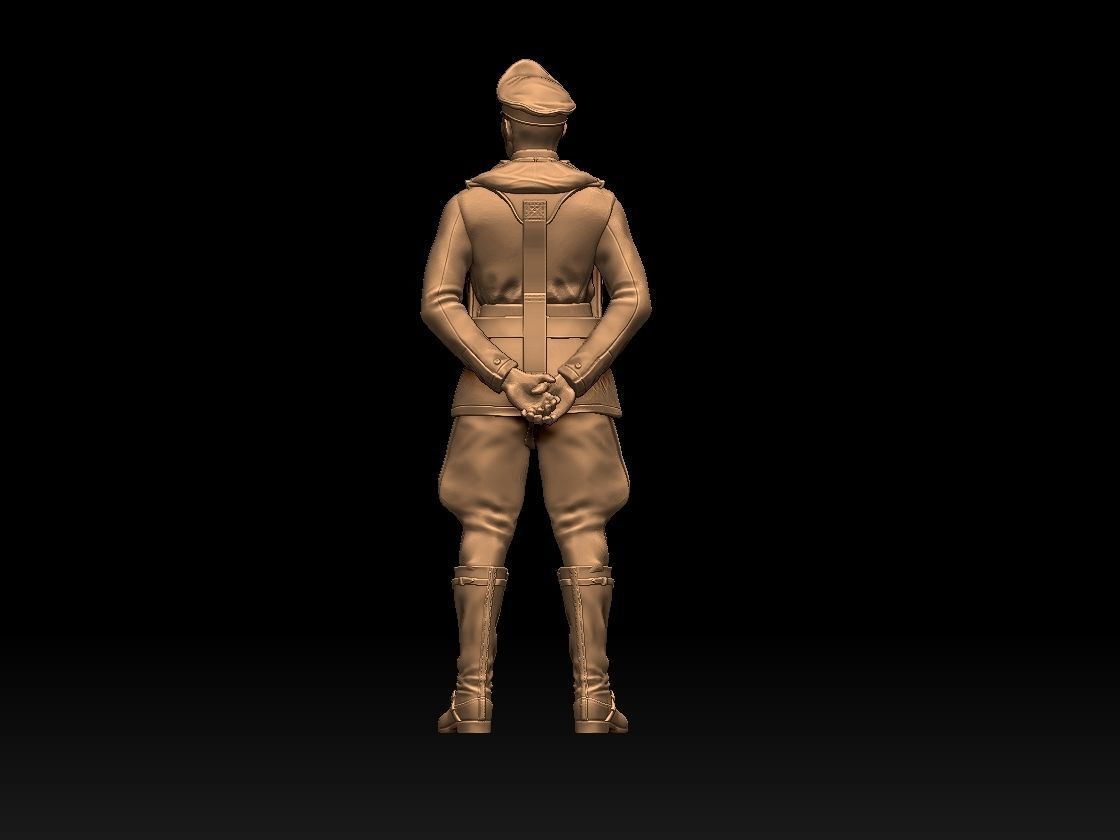 GERMAN OFFICER 3D model 3D printable | CGTrader