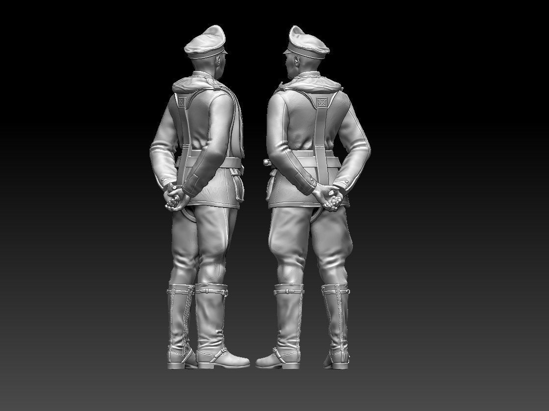 GERMAN OFFICER 3D model 3D printable | CGTrader
