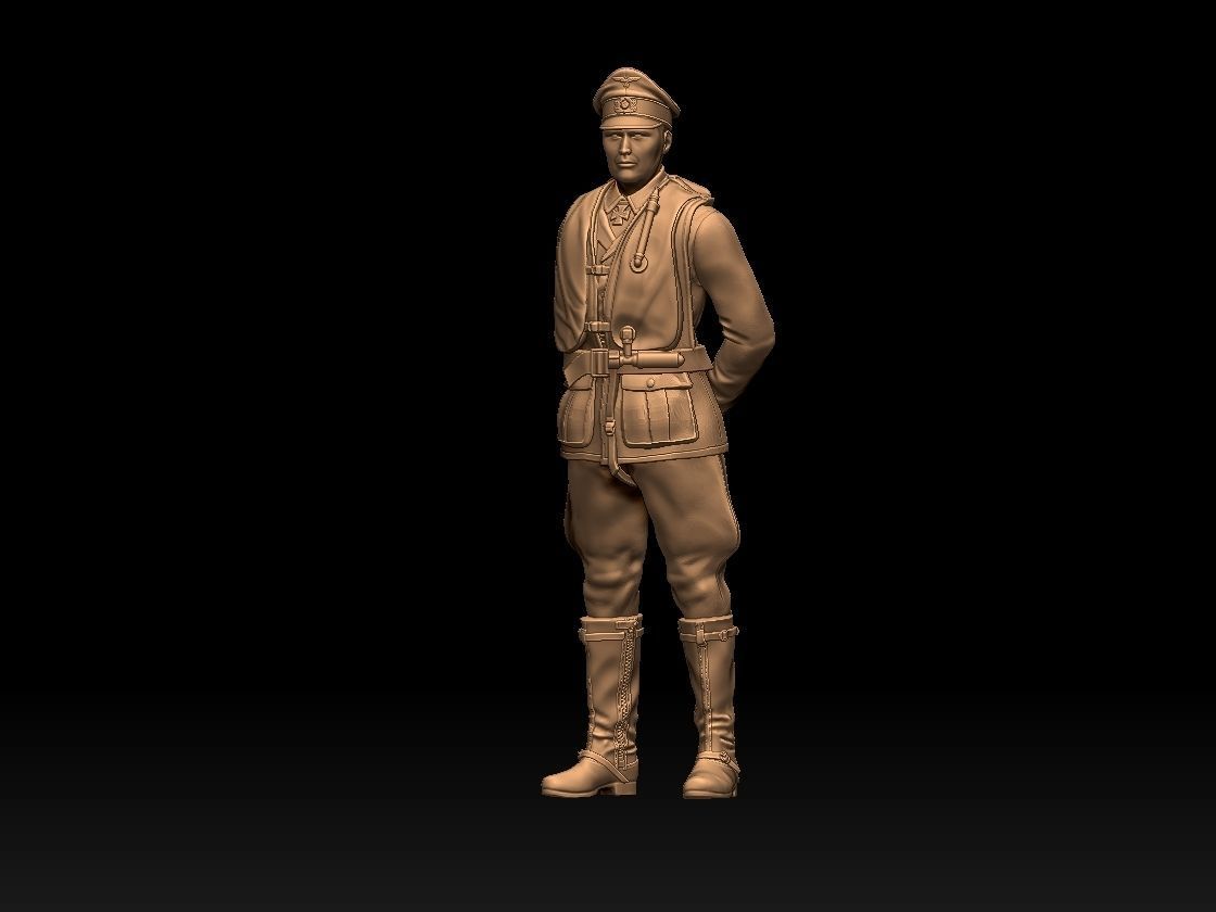 GERMAN OFFICER 3D model 3D printable | CGTrader