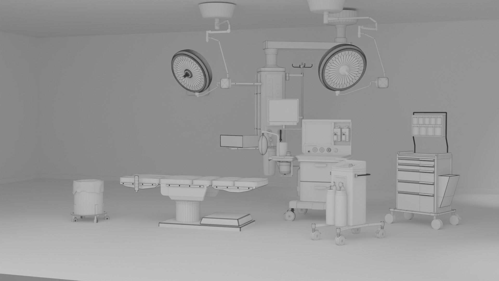 Operating Room 3D model | CGTrader