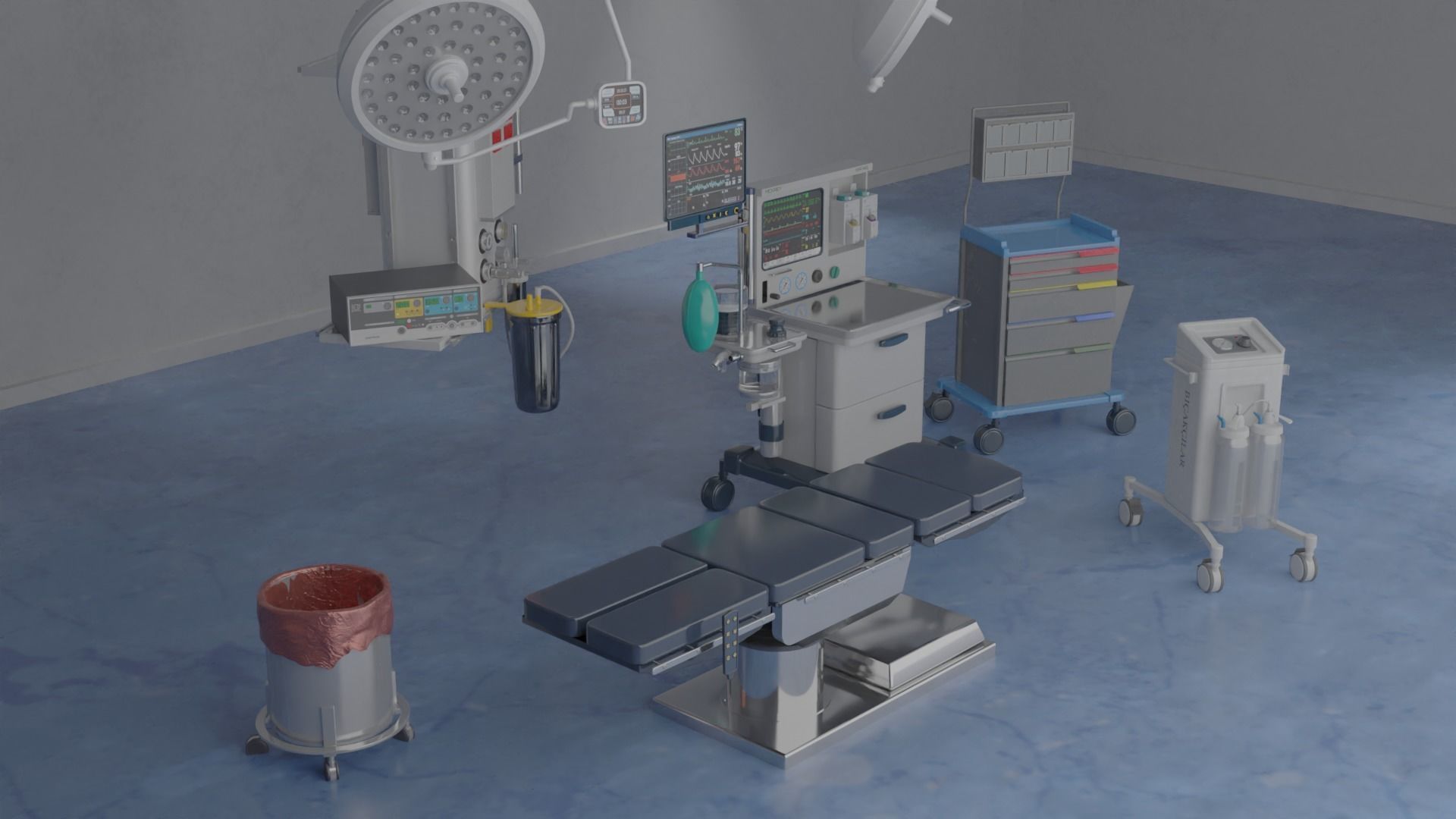 Operating Room 3D model | CGTrader