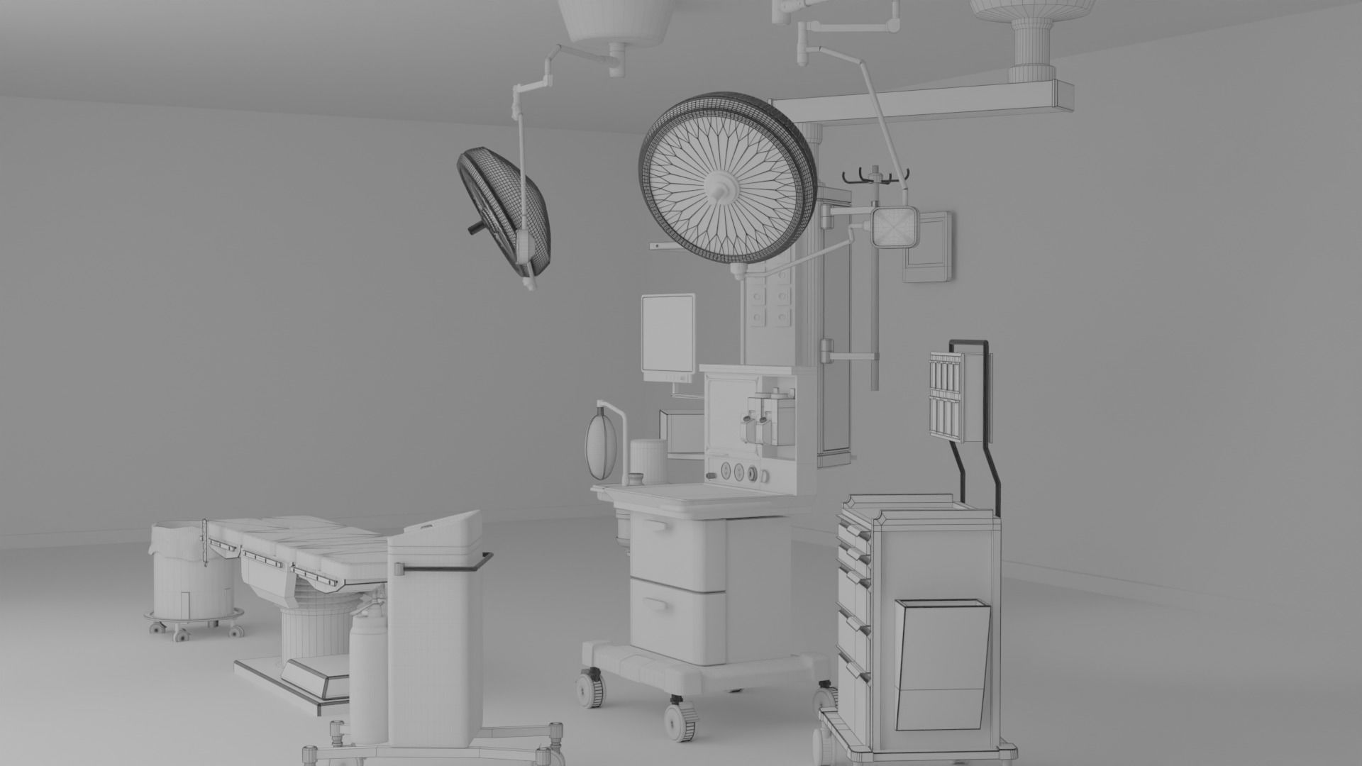 Operating Room 3D model | CGTrader