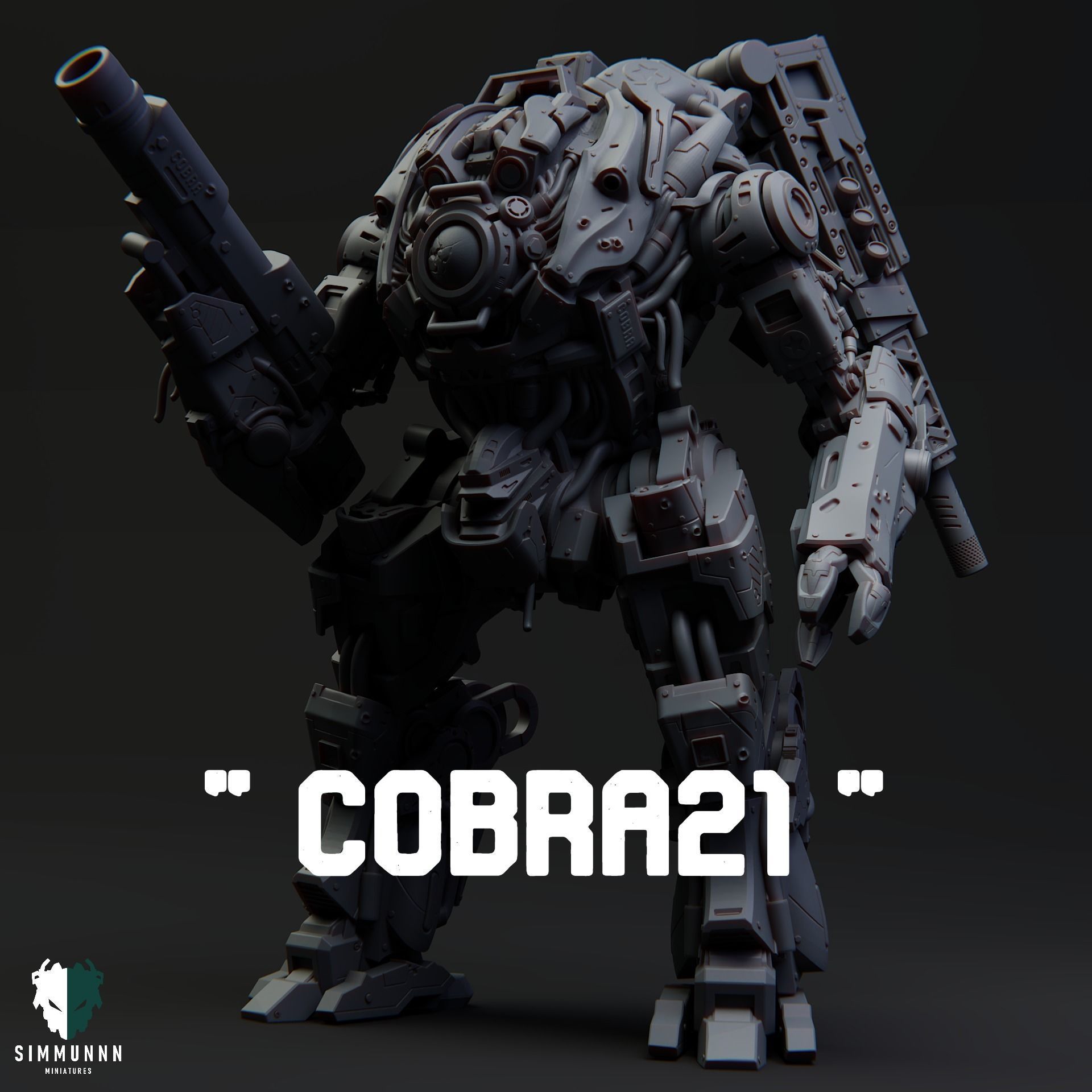 COBRA 21 MECH 3D model 3D printable | CGTrader