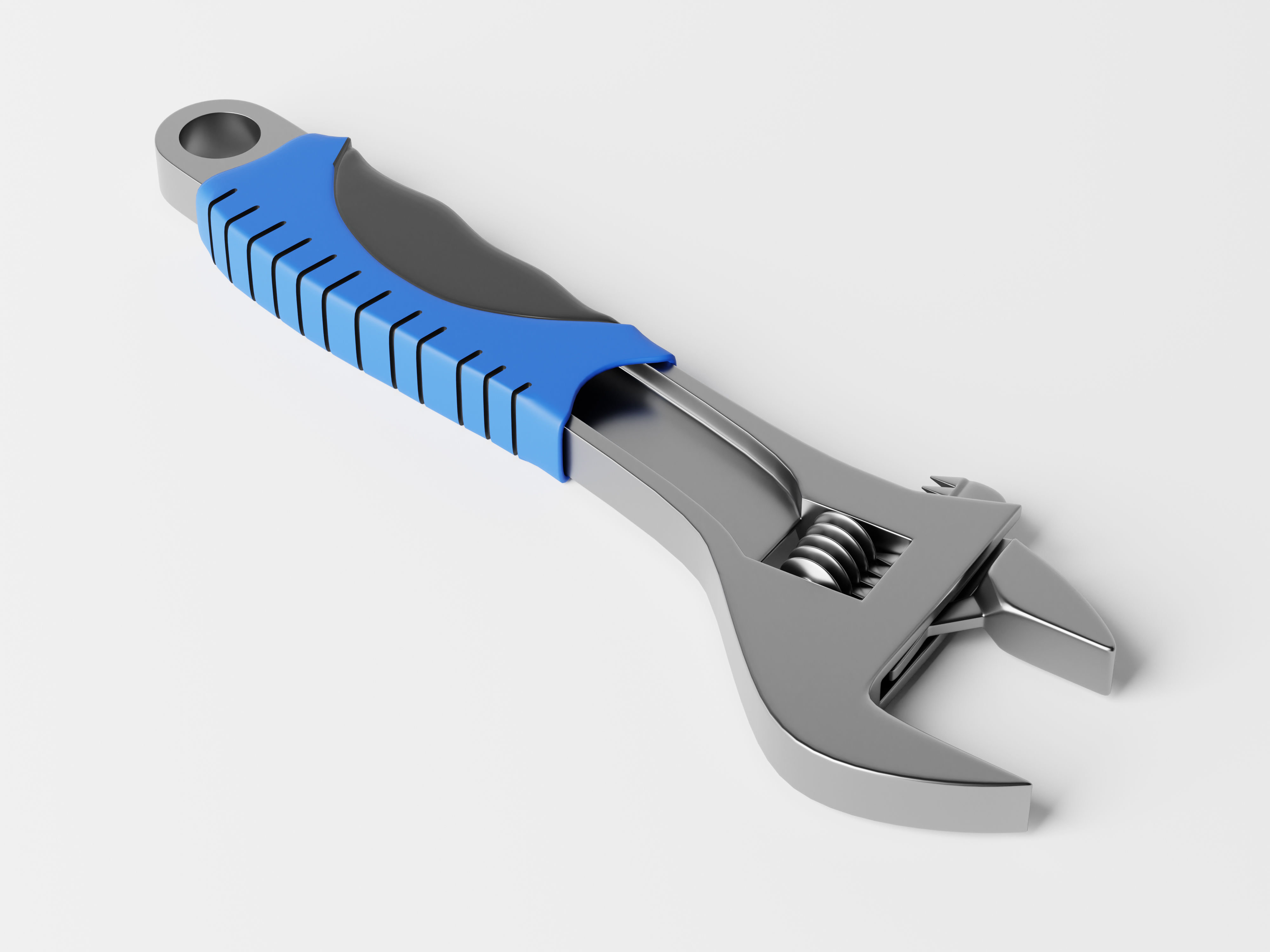 3D model Adjustable Wrench tool VR / AR / low-poly | CGTrader