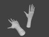 3D model Basic Female Hand - Great Retopology VR / AR / low-poly | CGTrader