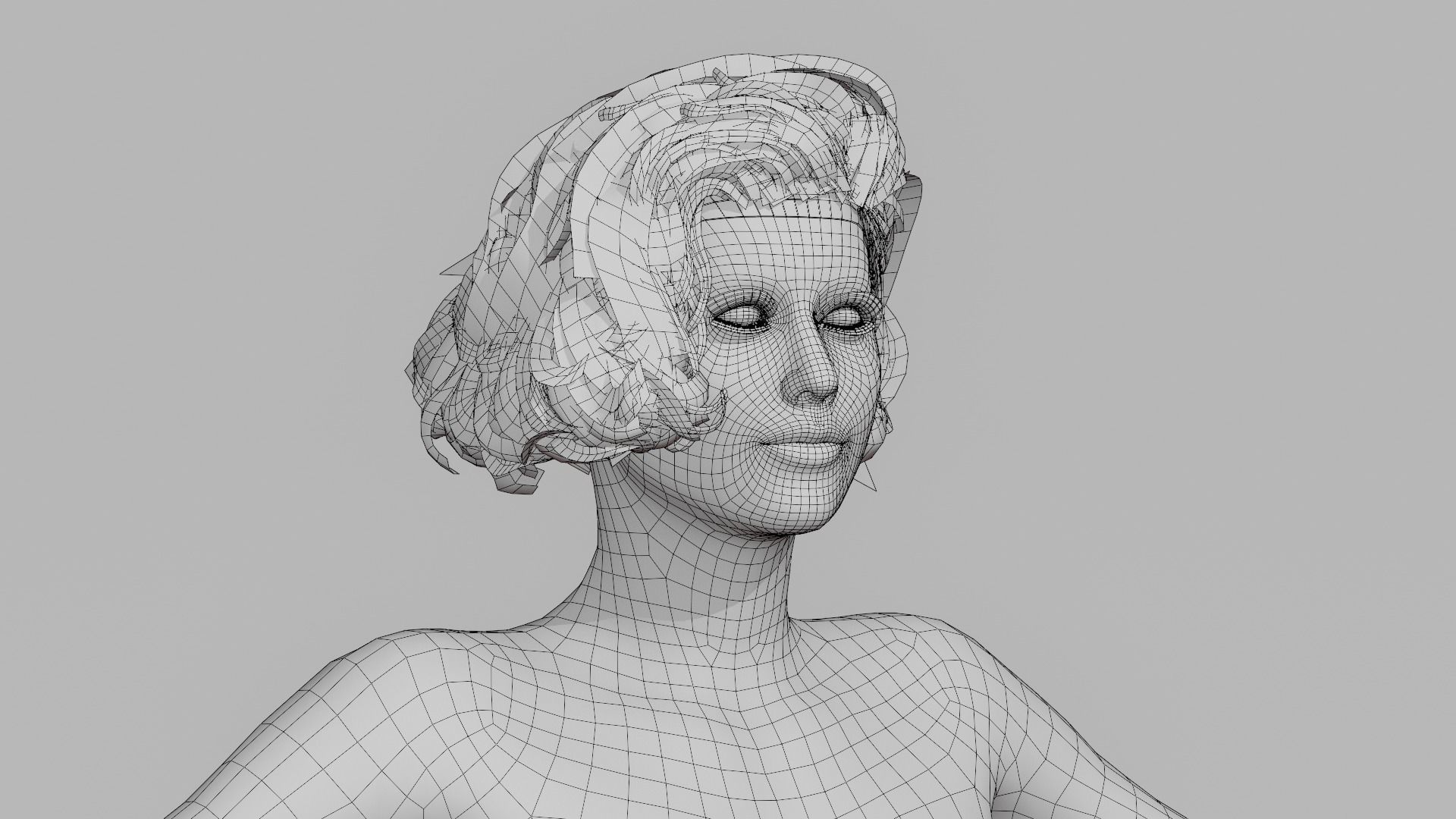 Realistic Female - Gabby 3D model rigged | CGTrader