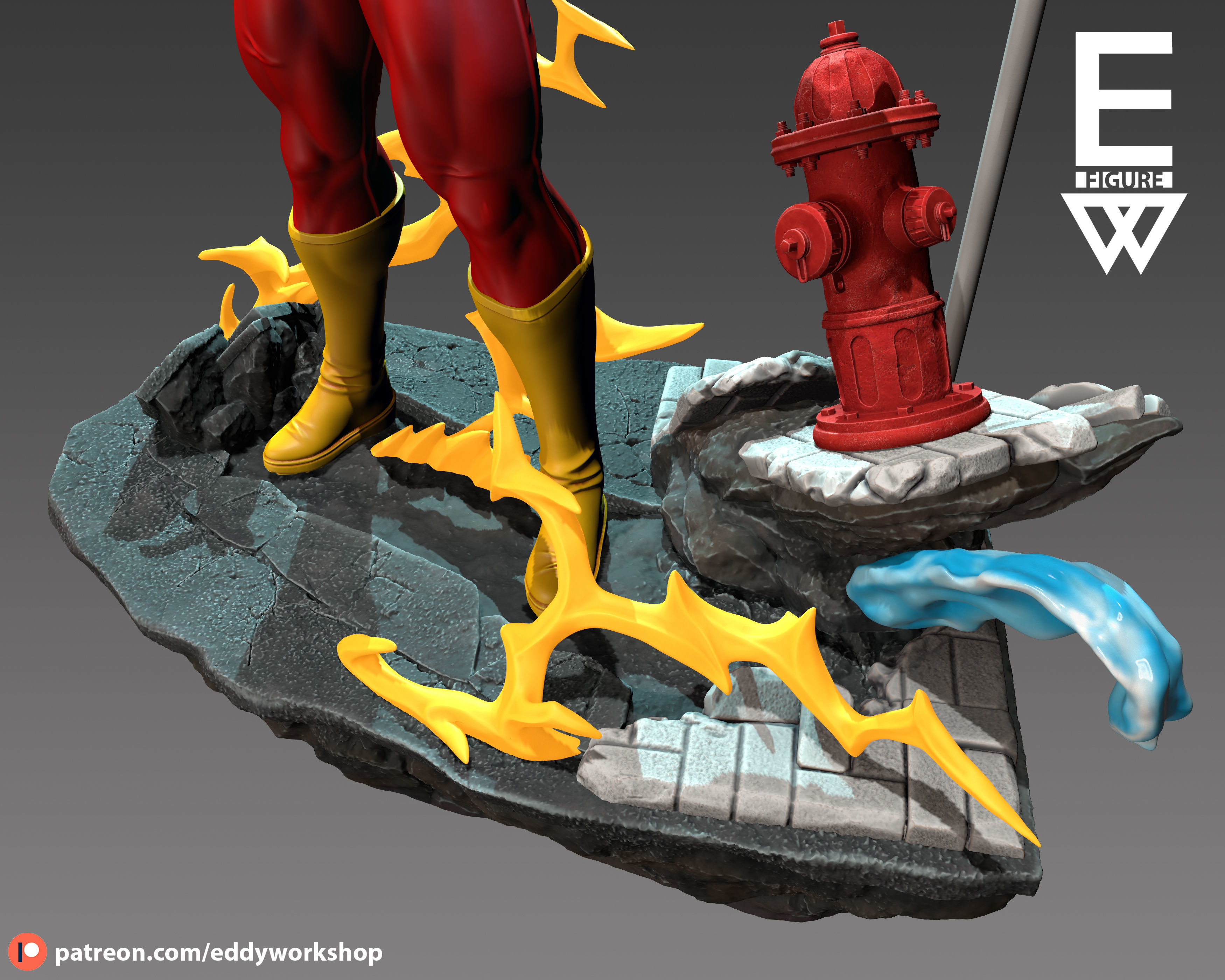 The Flash - 3D STL READY TO PRINT 3D model 3D printable | CGTrader