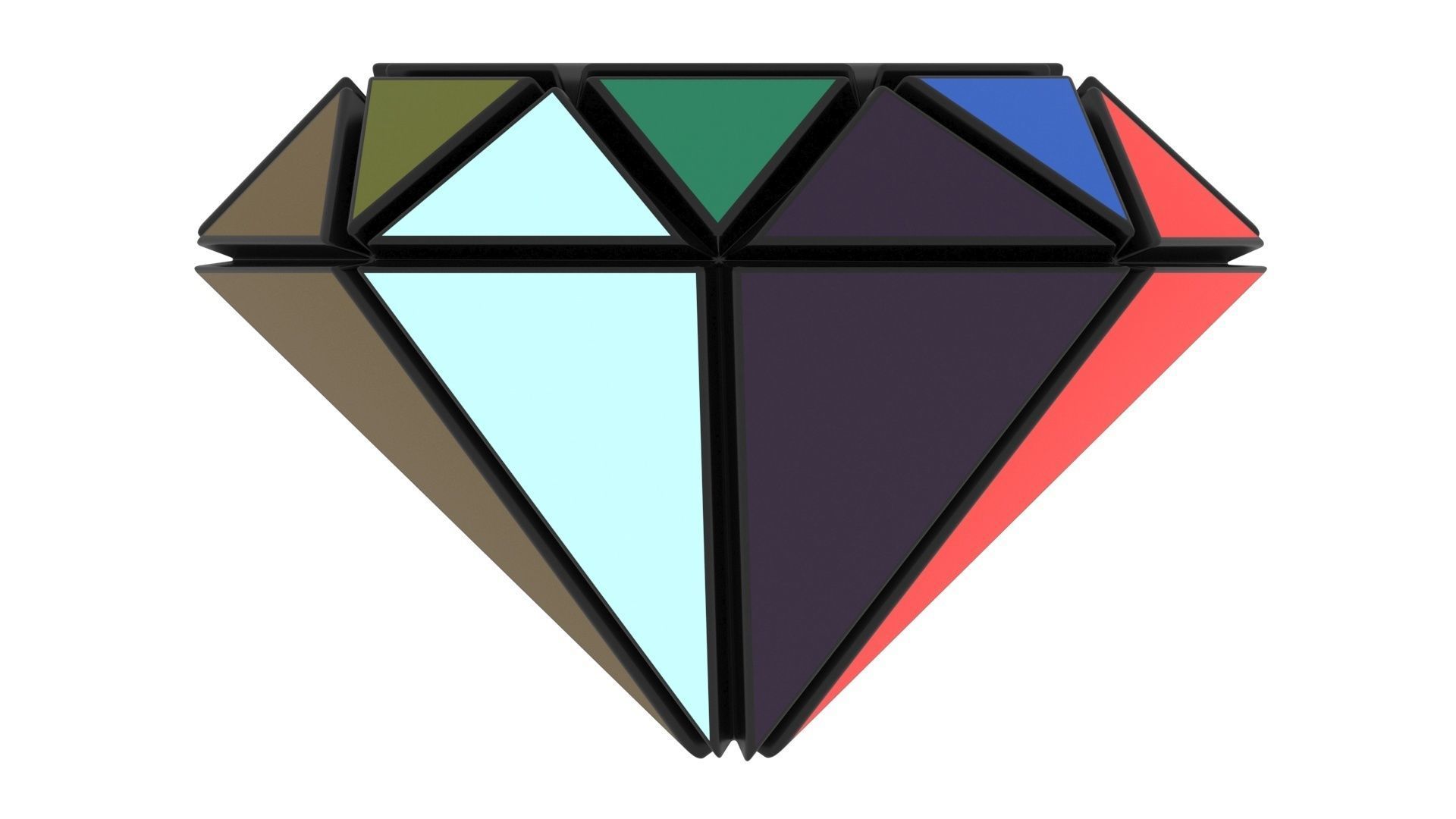 Rubiks Diamond 3D model | CGTrader