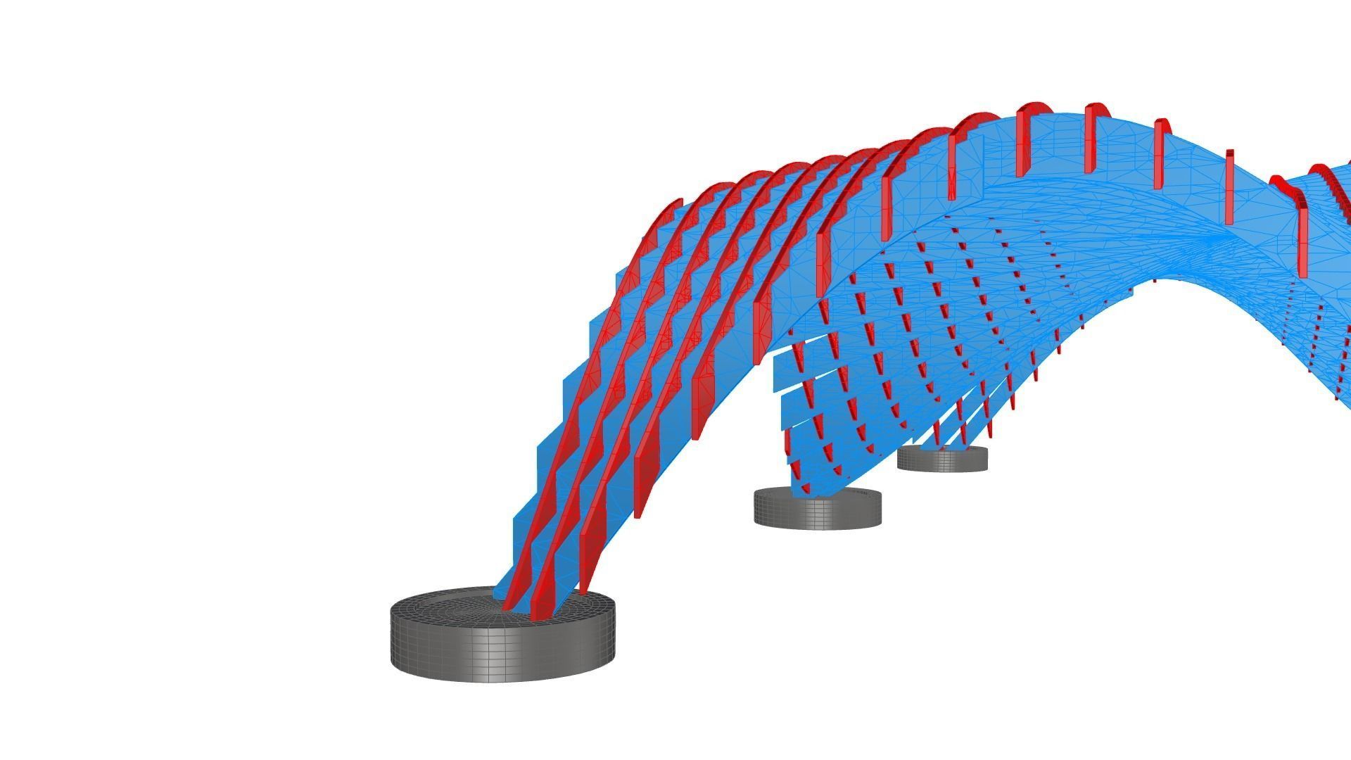 Waffle Structure Parametric Pavilion 3D model | CGTrader