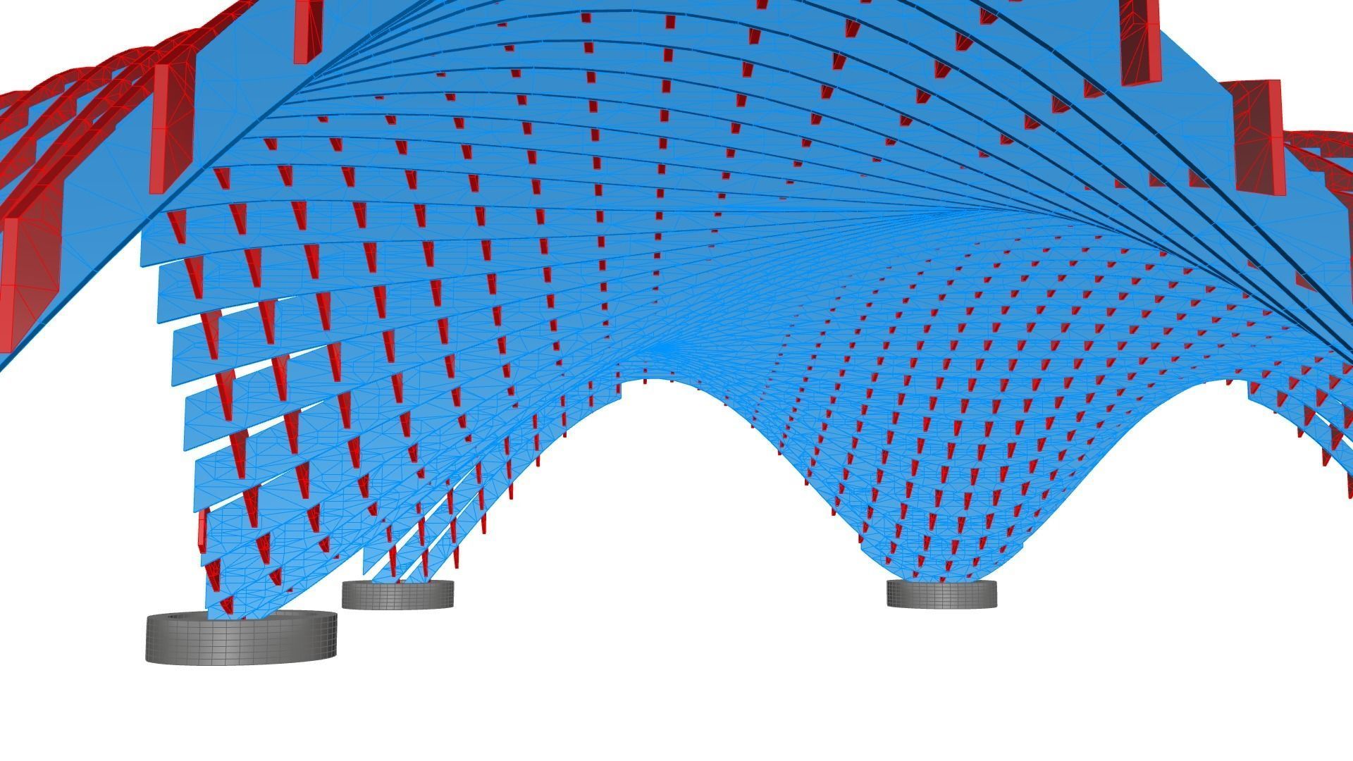 Waffle Structure Parametric Pavilion 3D model | CGTrader