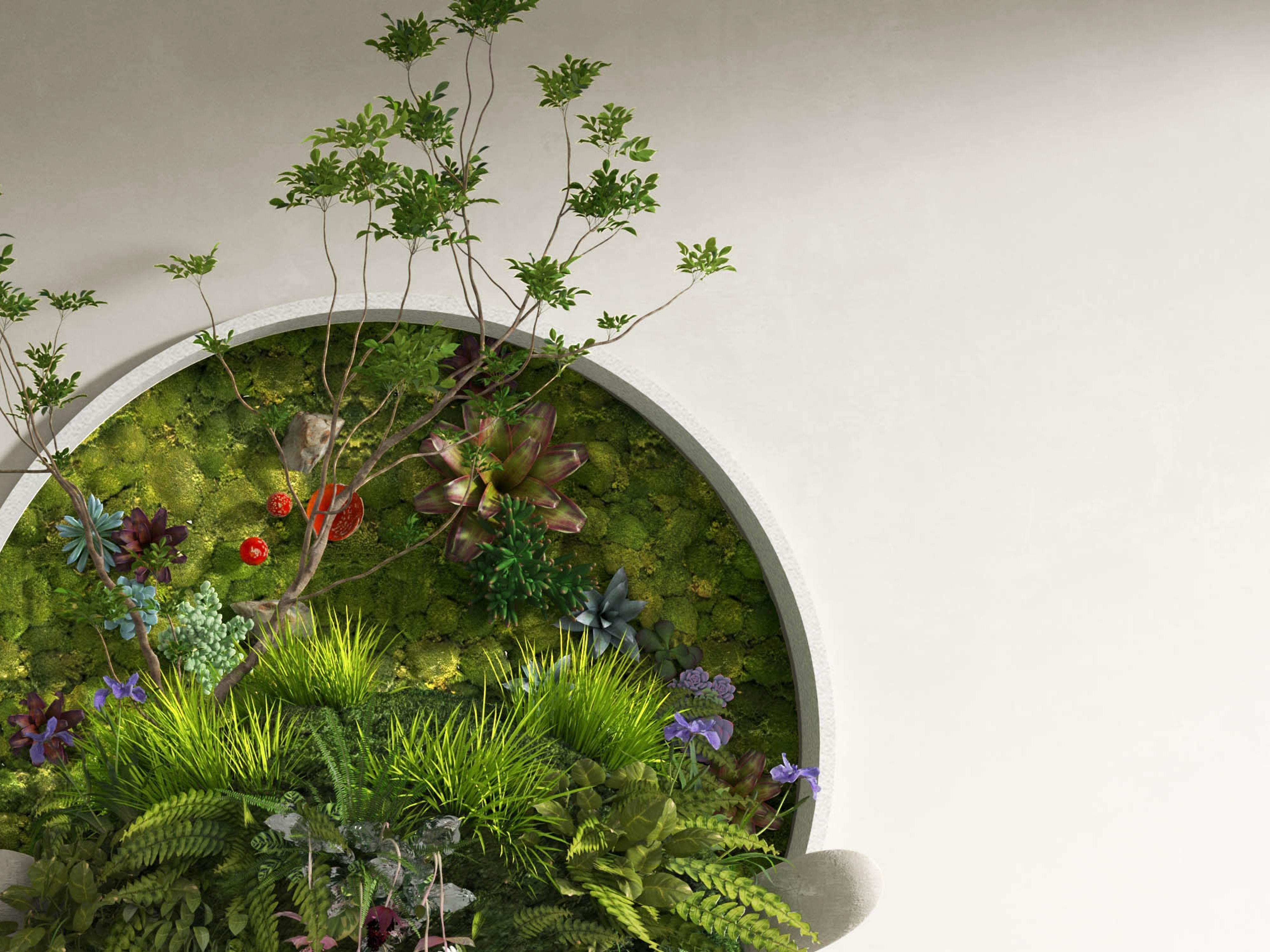 plant landscaping Modern Texture | CGTrader