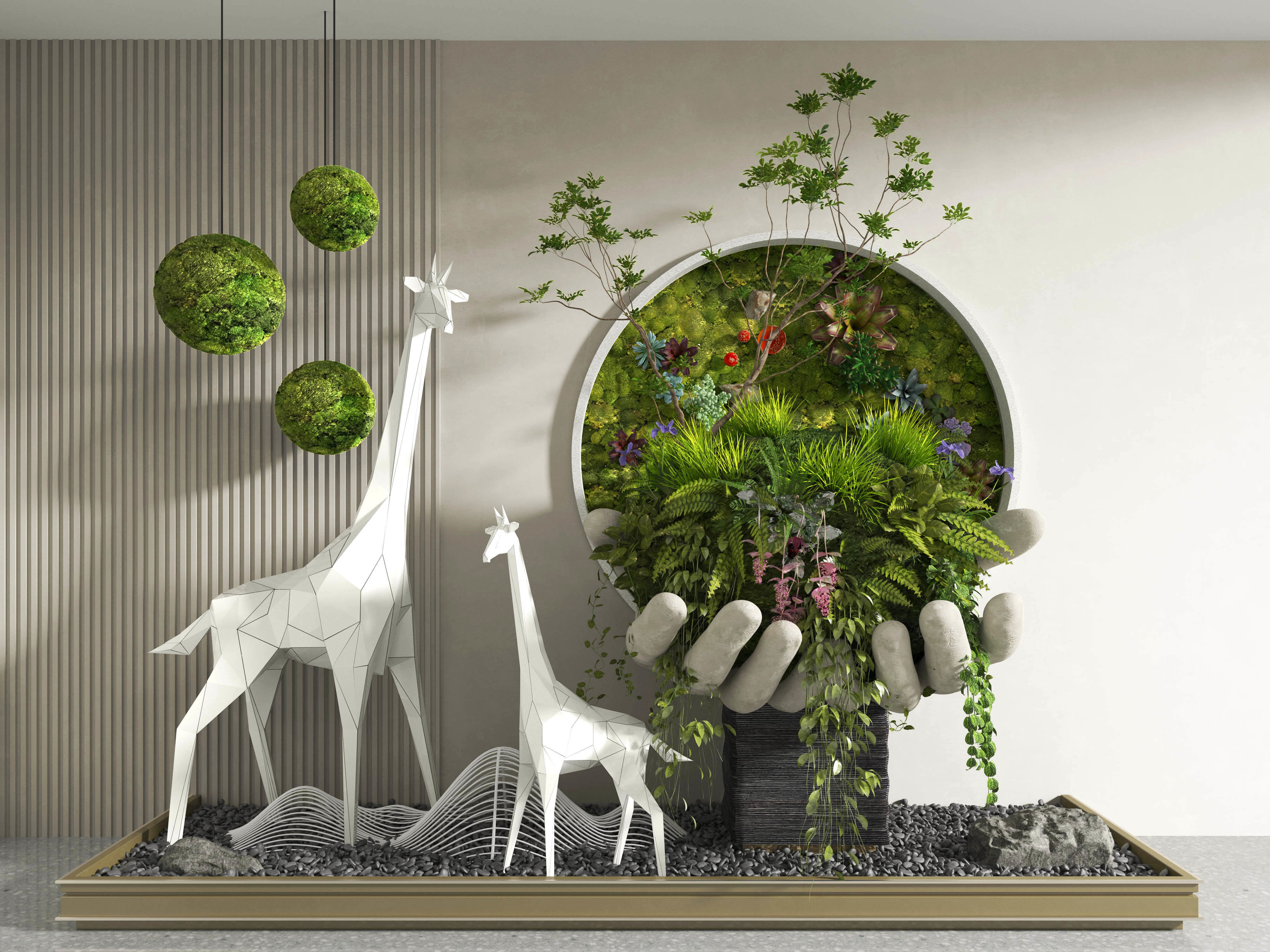 plant landscaping Modern Texture | CGTrader