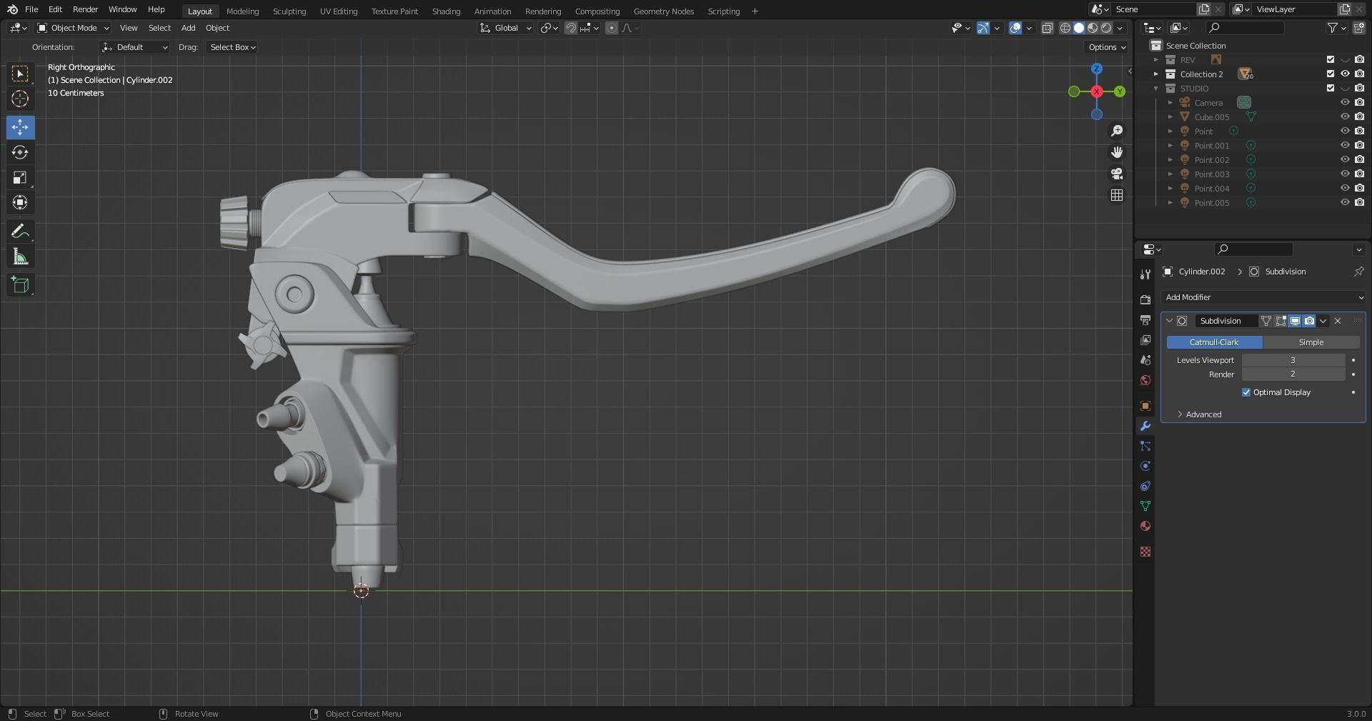 3D model BREMBO RCS CORSA VR / AR / low-poly | CGTrader