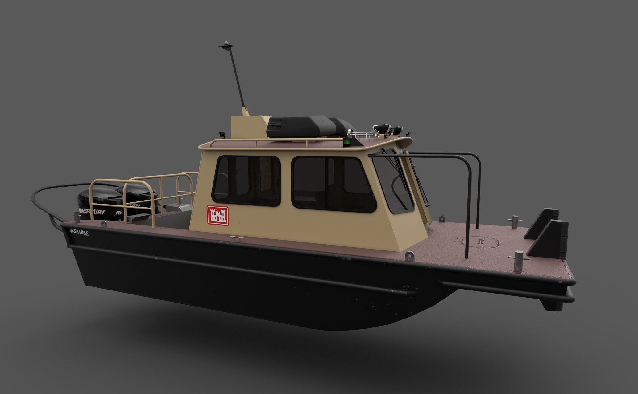 3D model Sea Ark Little Giant VR / AR / low-poly | CGTrader