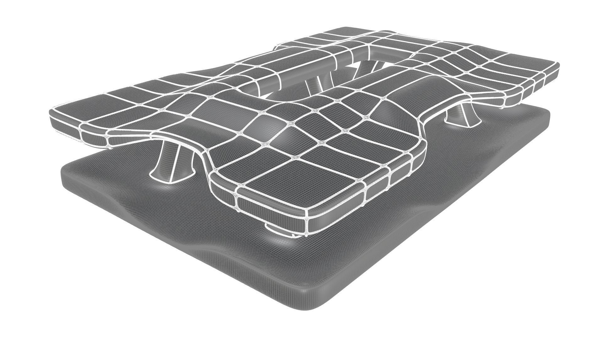 Parametric Mesh Columns Pavilion 3D model | CGTrader