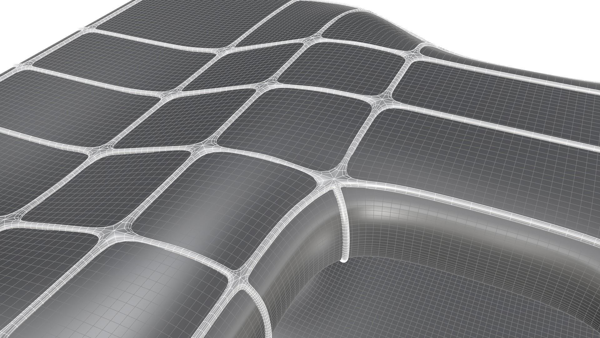 Parametric Mesh Columns Pavilion 3D model | CGTrader