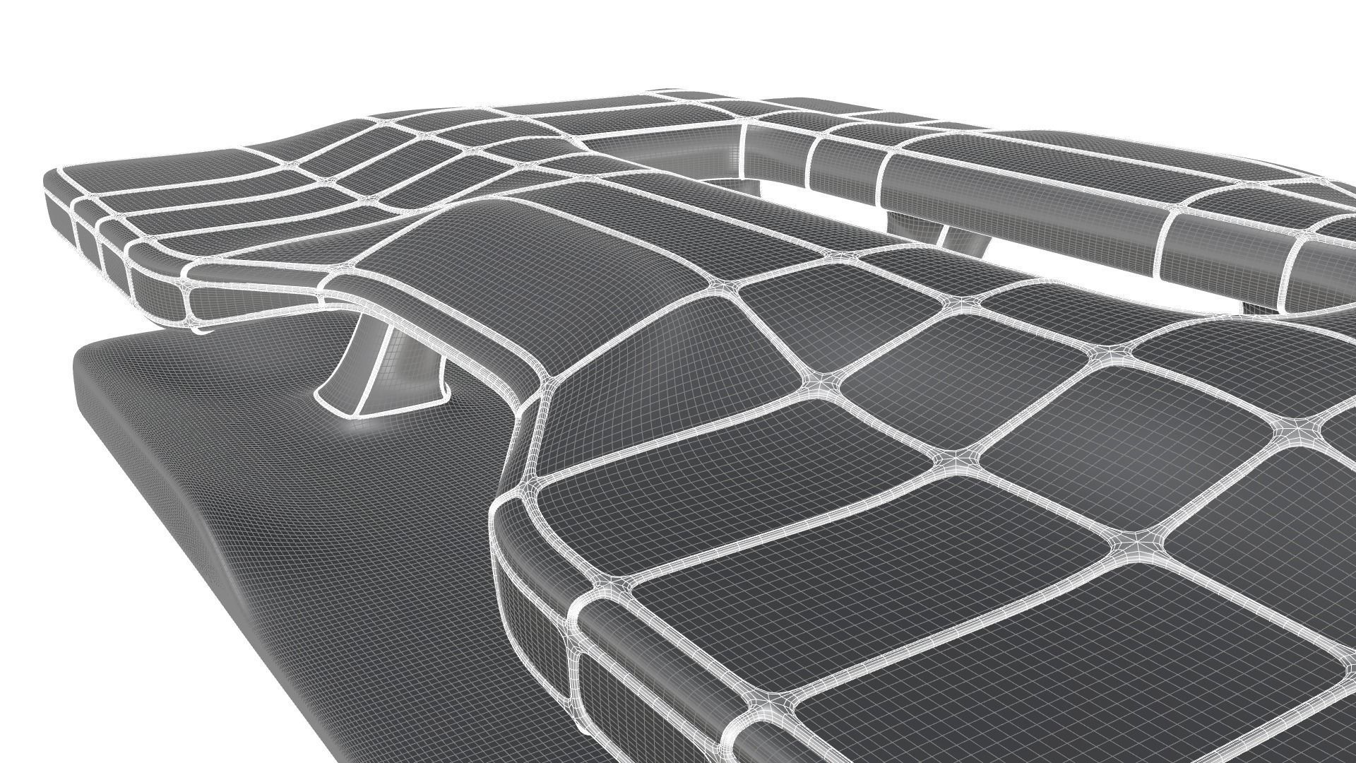 Parametric Mesh Columns Pavilion 3D model | CGTrader