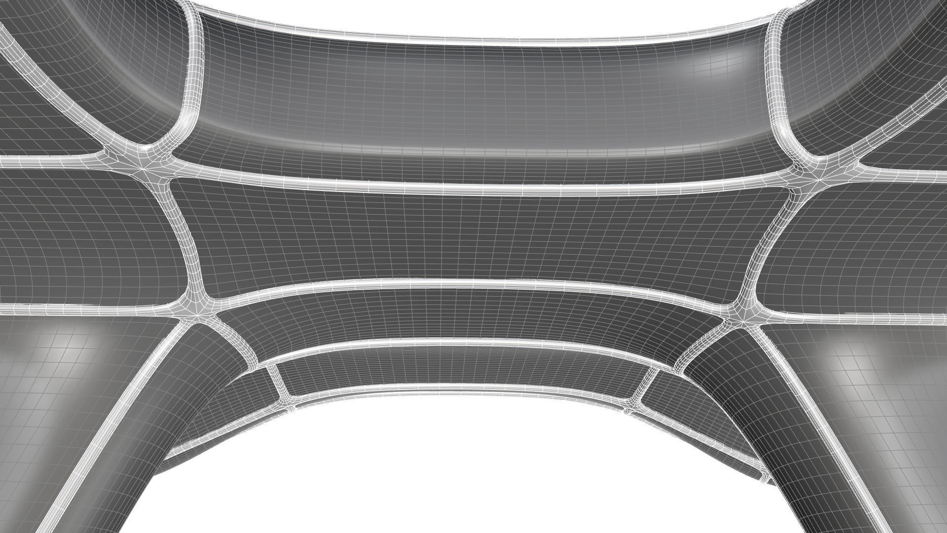 Parametric Mesh Columns Pavilion 3D model | CGTrader