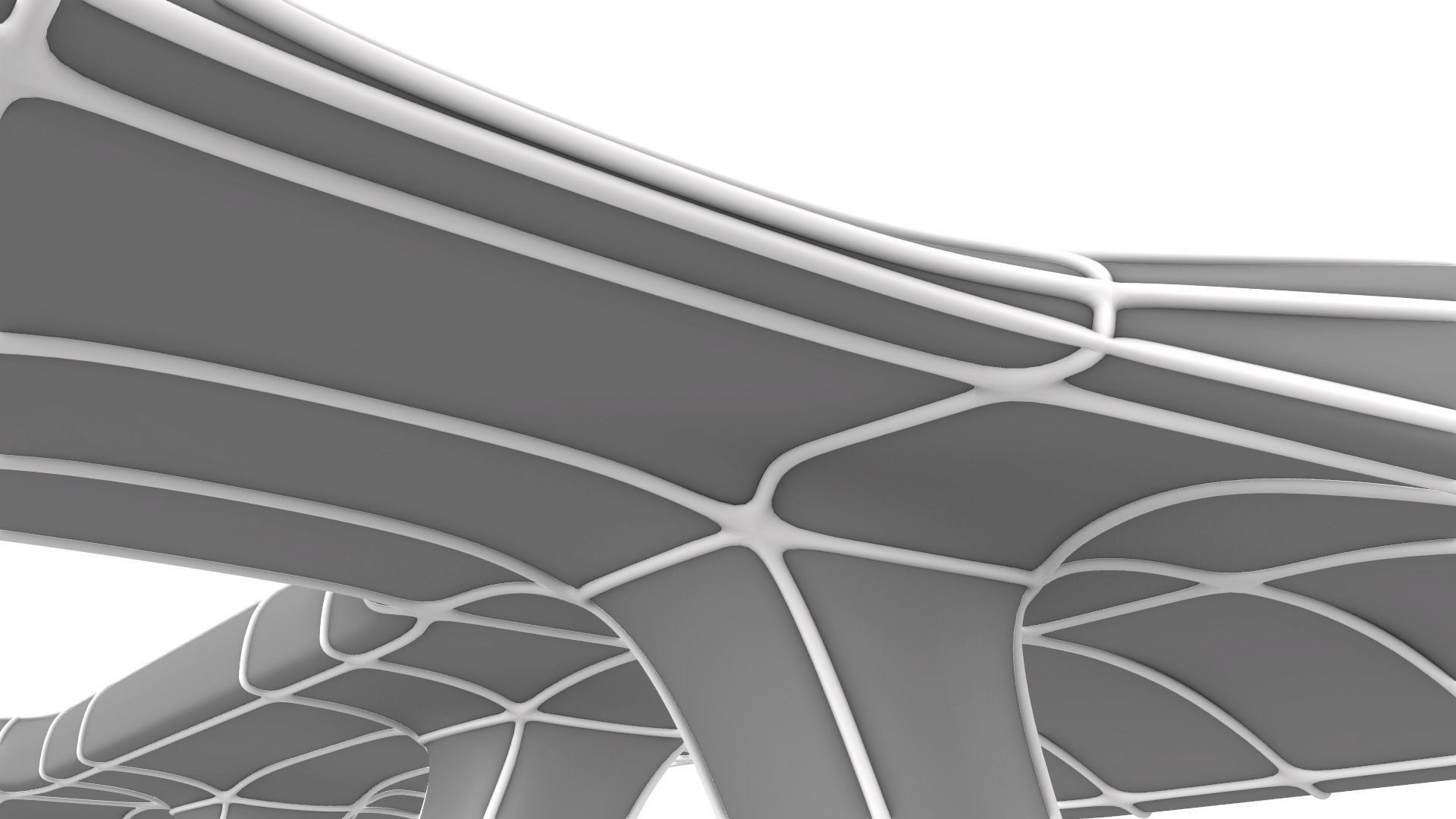 Parametric Mesh Columns Pavilion 3D model | CGTrader