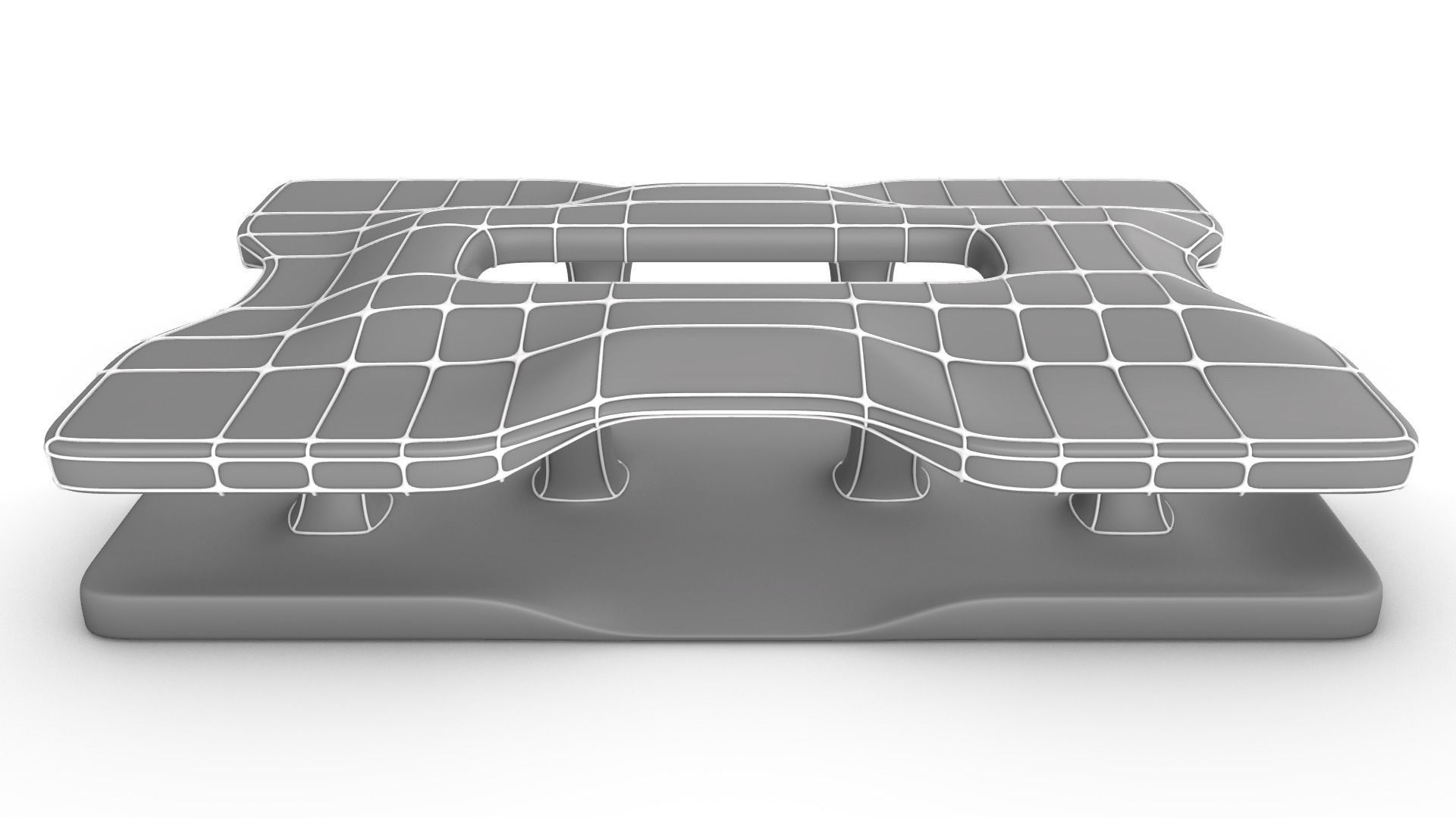 Parametric Mesh Columns Pavilion 3D model | CGTrader