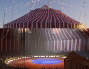Animated Circus tent 3D Models | CGTrader