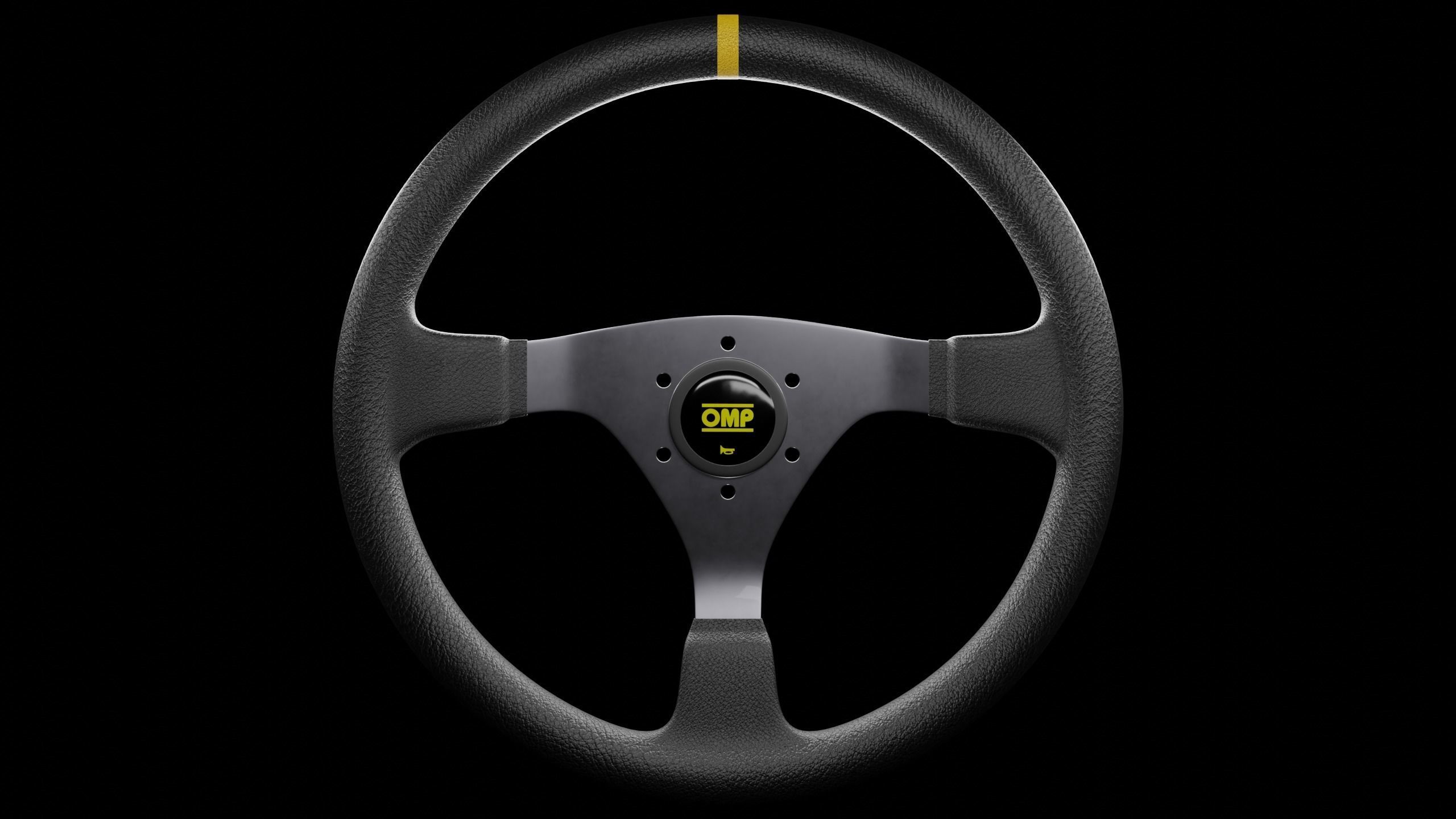 OMP Racing Streering wheel free VR / AR / low-poly 3D model | CGTrader