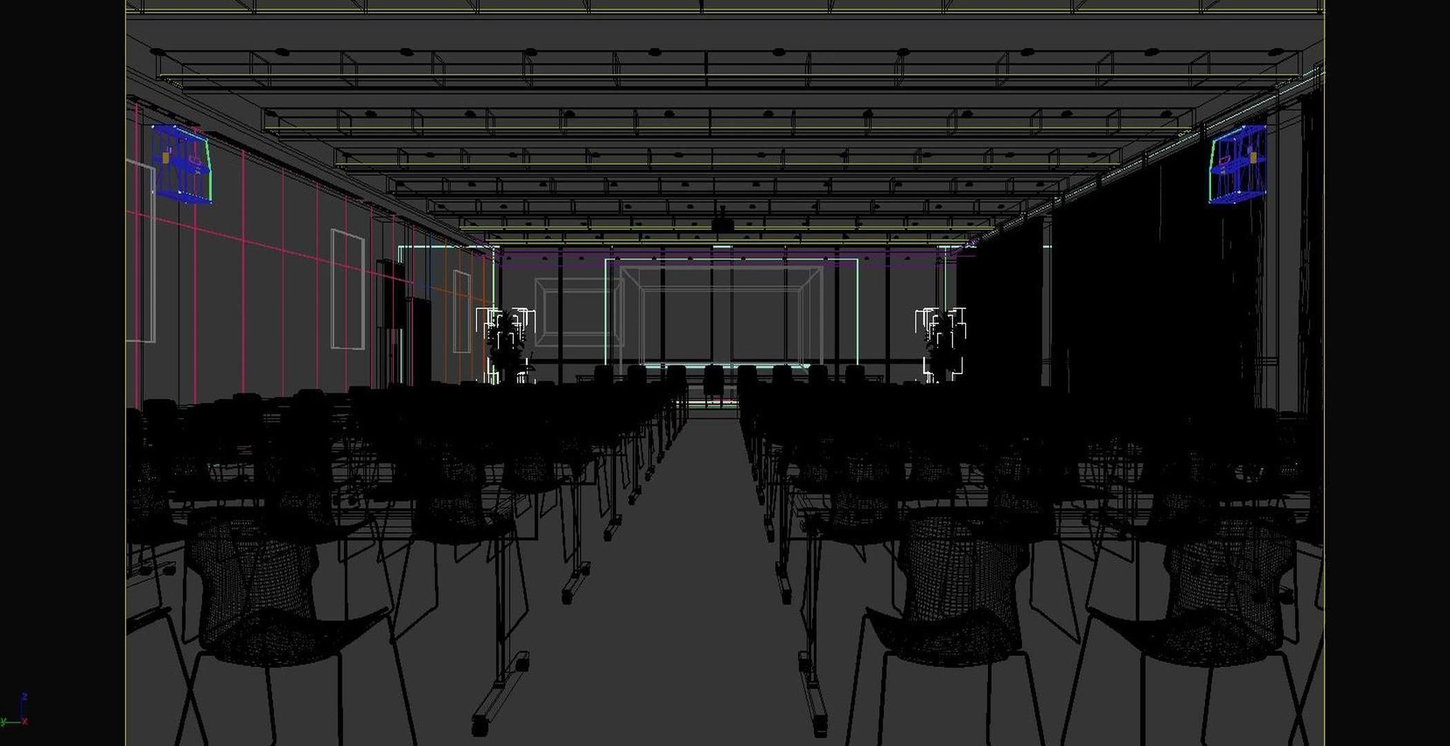 Lecture hall Modern Conference 3D model | CGTrader