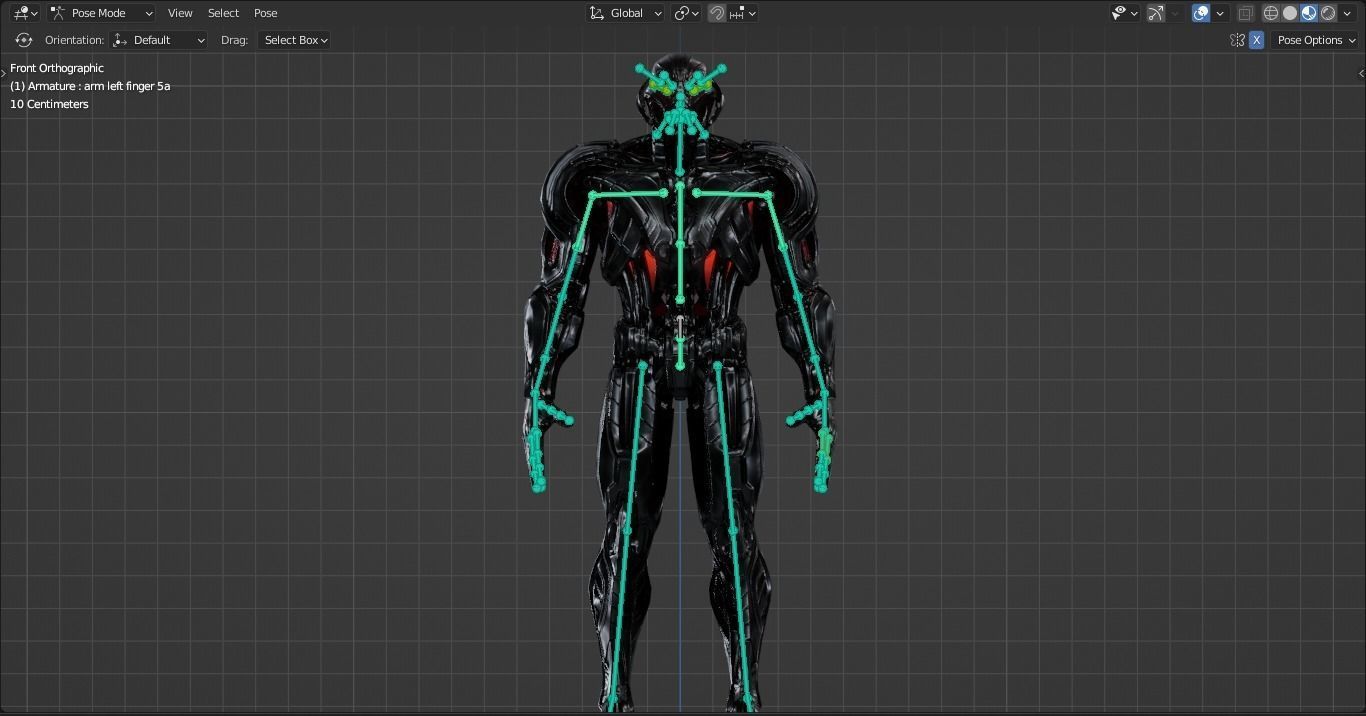 Ultron Prime from Avengers 2 3D Model free VR / AR / low-poly 3D model ...