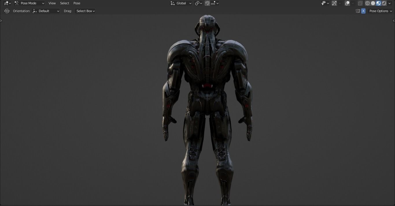 Ultron Prime from Avengers 2 3D Model free VR / AR / low-poly 3D model ...